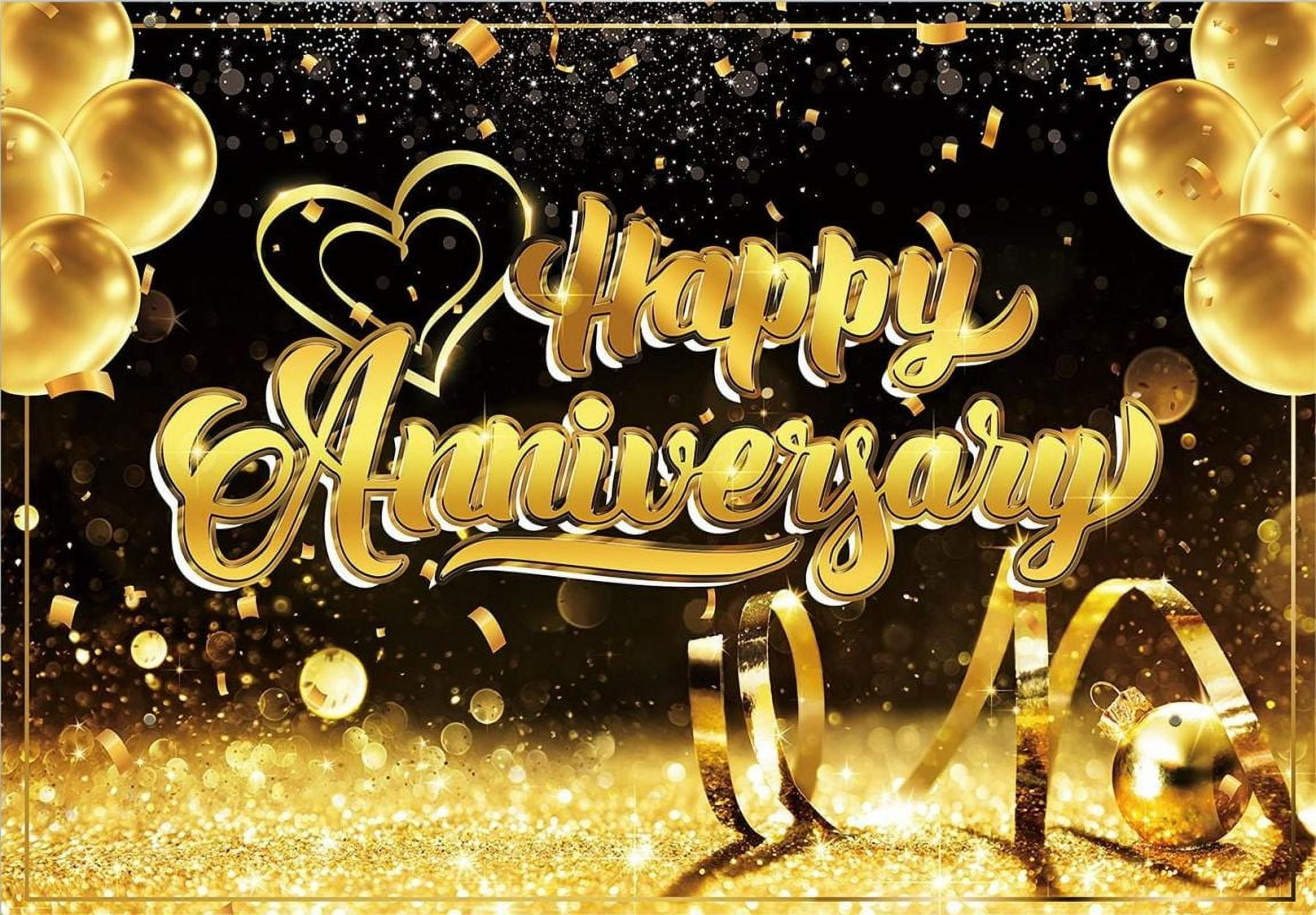 Wedding Anniversary Backdrop for Photography Background Colorful Photo ...