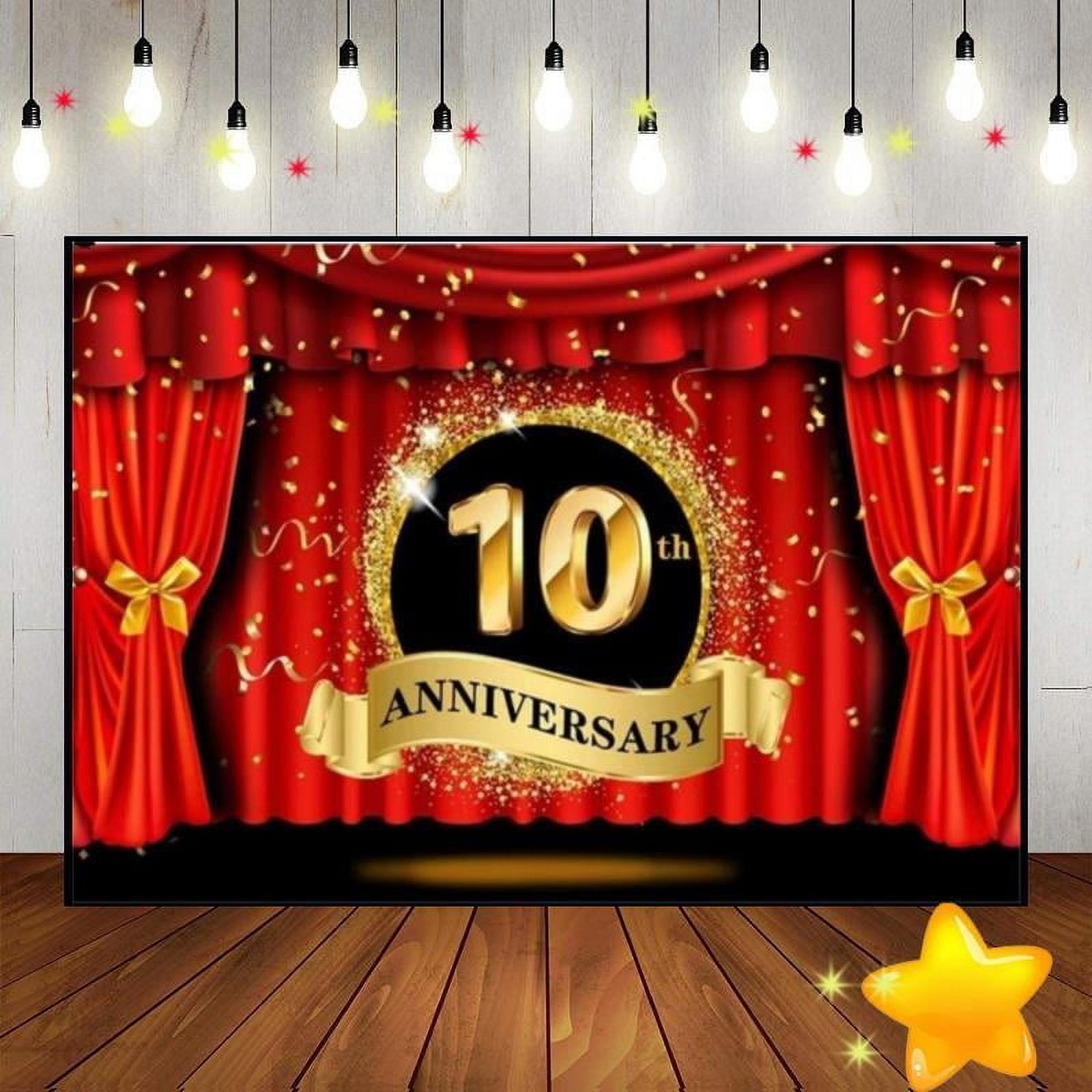 Wedding Anniversary Background Photo Young Black and Gold Photography ...