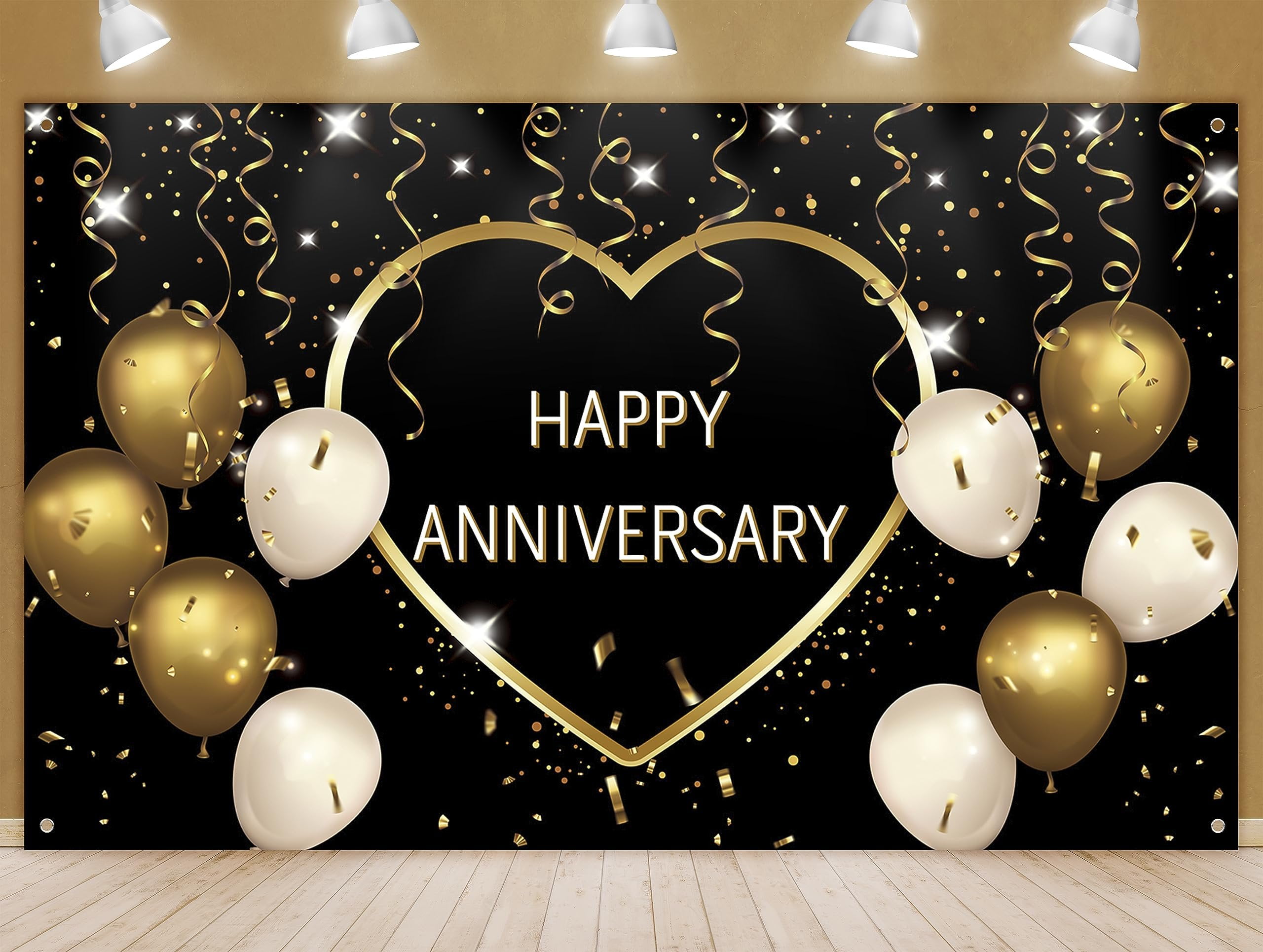 Wedding Anniversary Party Backdrop - Together Forever Party Studio ...