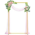 Wedding Arch Backdrop Stand 6.6x4 FT Square Wedding Arches for Ceremony ...