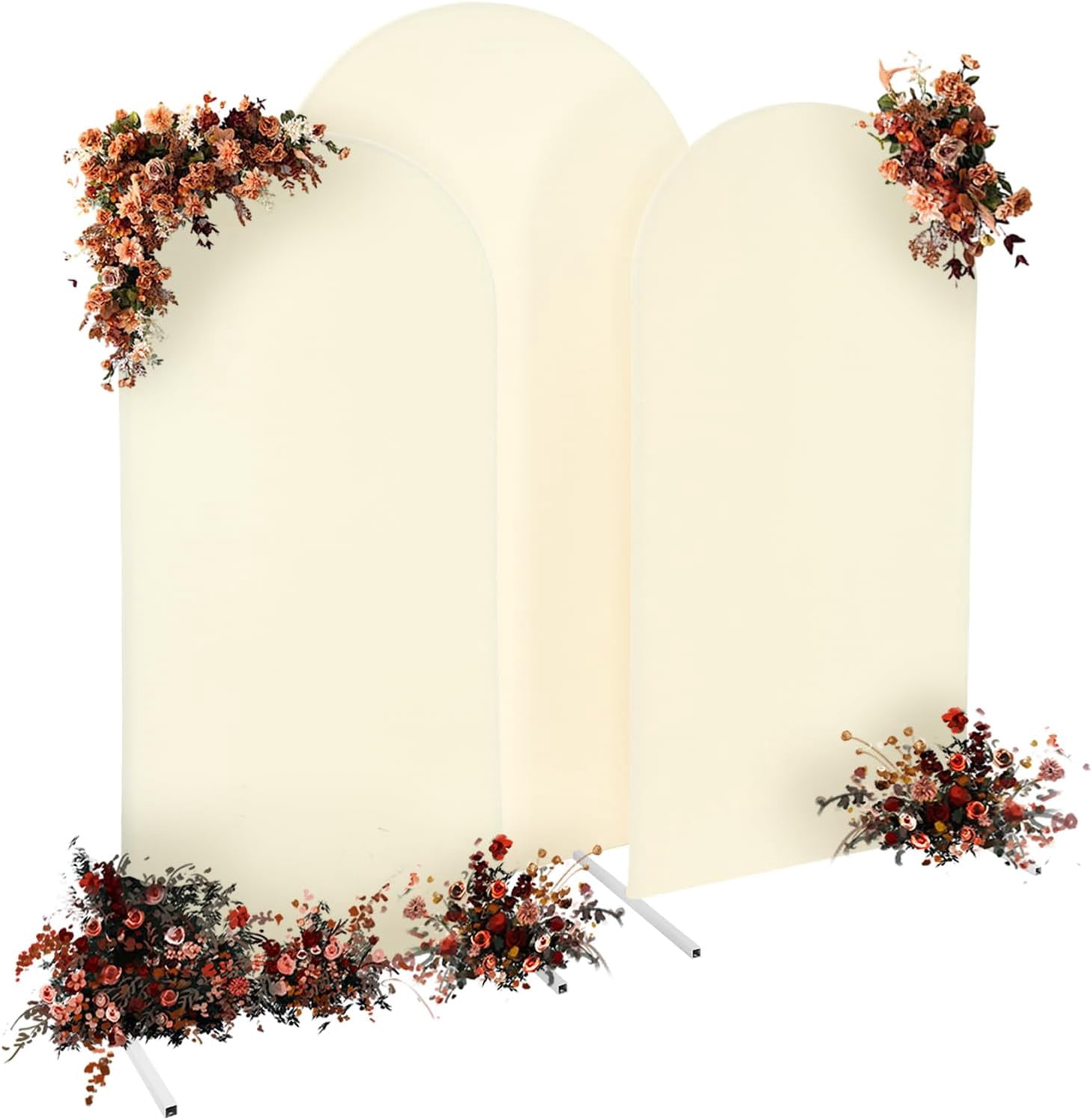 Wedding Arch Backdrop Stand,Arch Backdrop Stand,Set of 3 Metal Arch ...