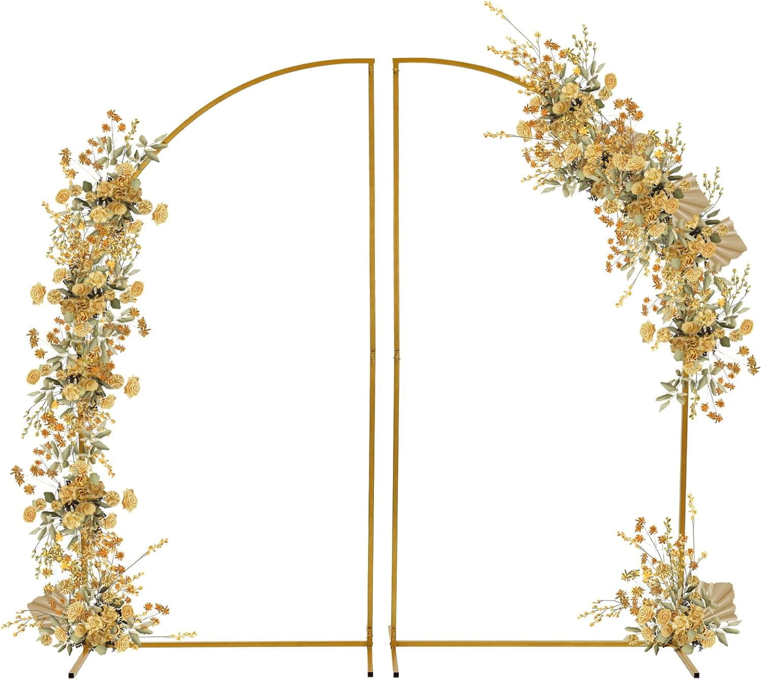 Wedding Arch Backdrop Stand, Set of 2 Wedding Arches for Ceremony ...