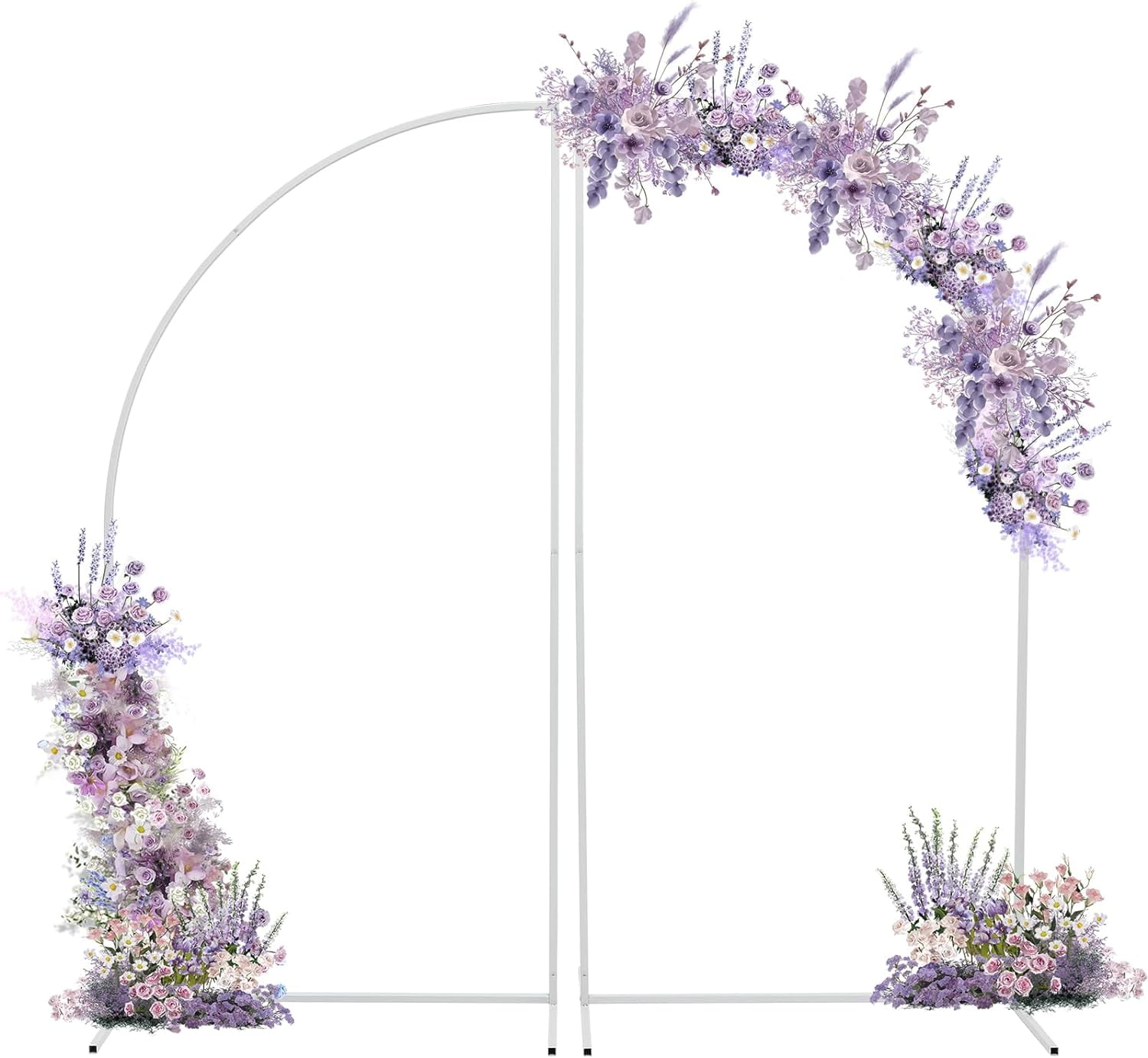 Wedding Arch Backdrop Stand, Set of 2 Wedding Arches for Ceremony ...