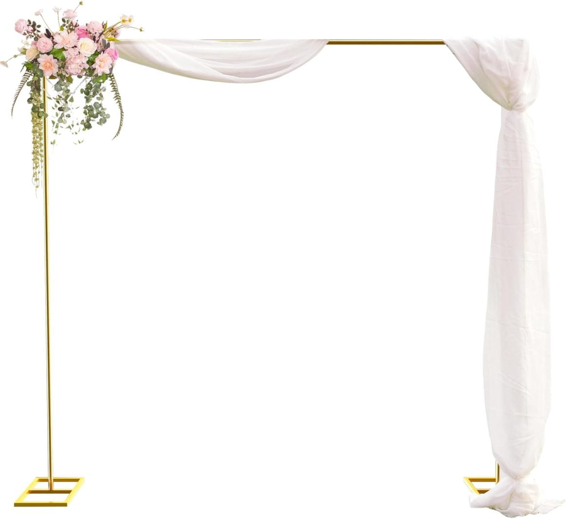 Wedding Arch Backdrop Stand Square 8 x 8 FT Wedding Arches for Ceremony ...