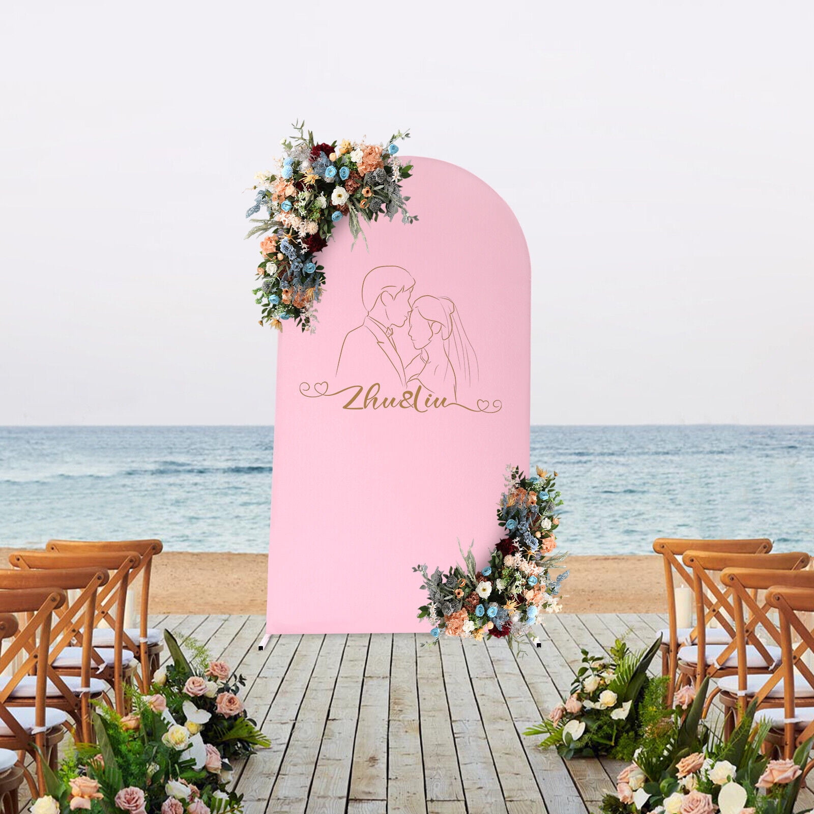 Wedding Arch, Balloon Arch Frame Kit for Wedding, Wedding Backdrop ...