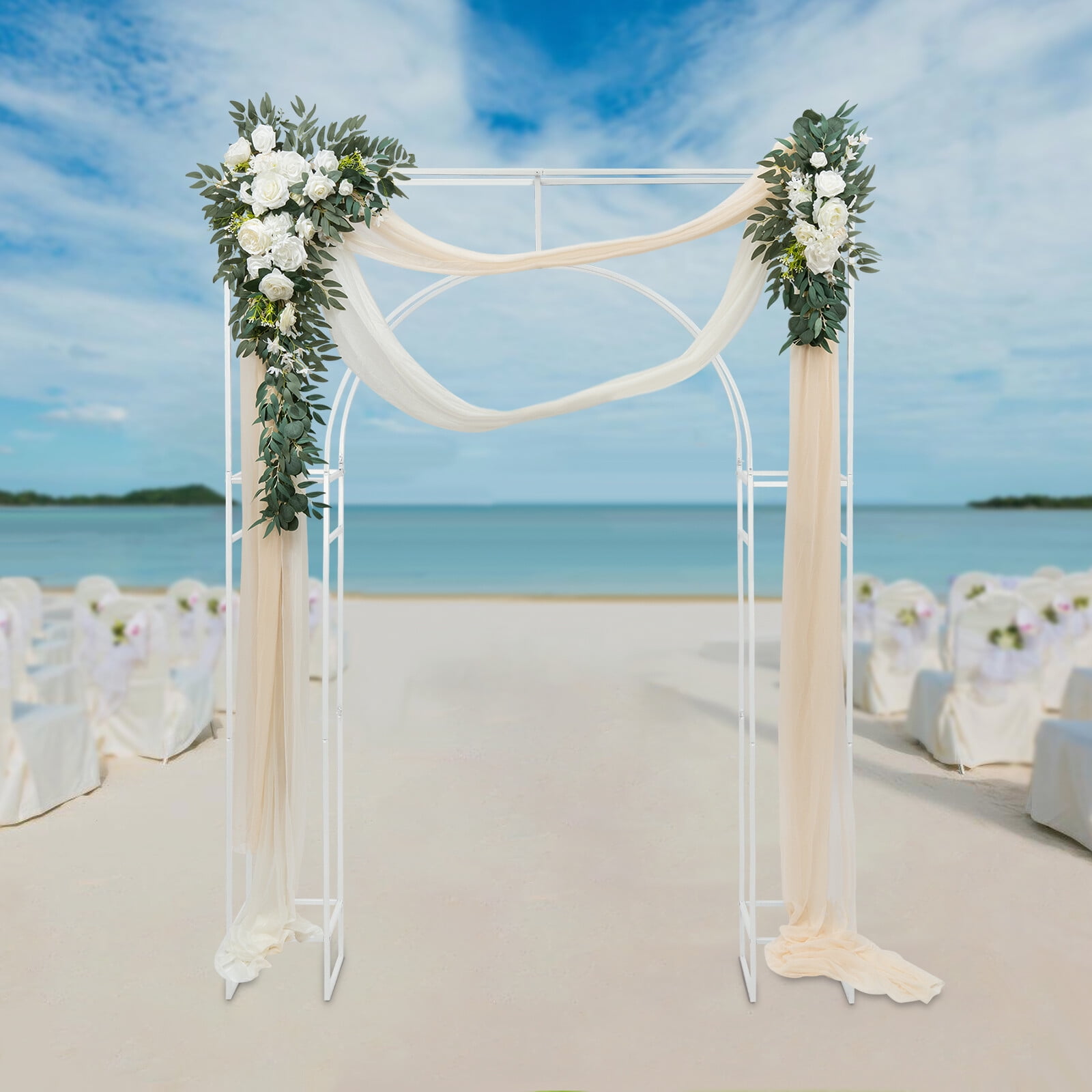 Wedding Arch Ceremony Square Metal Balloon Arch Stand for Wedding ...