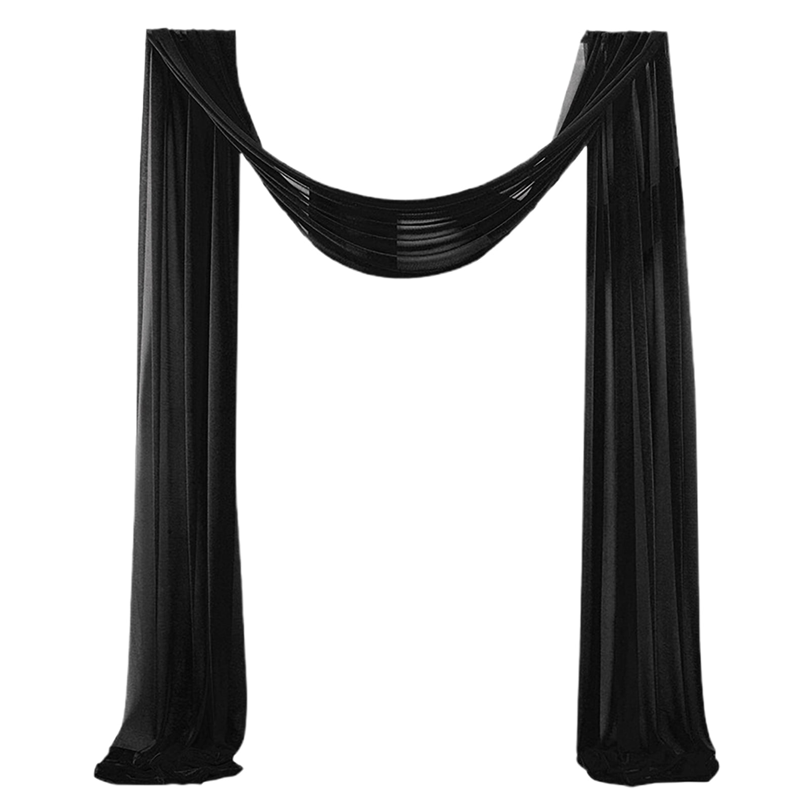 Wedding Arch Drape Chiffon Curtain Drapery Tulle Drapery Draping ...