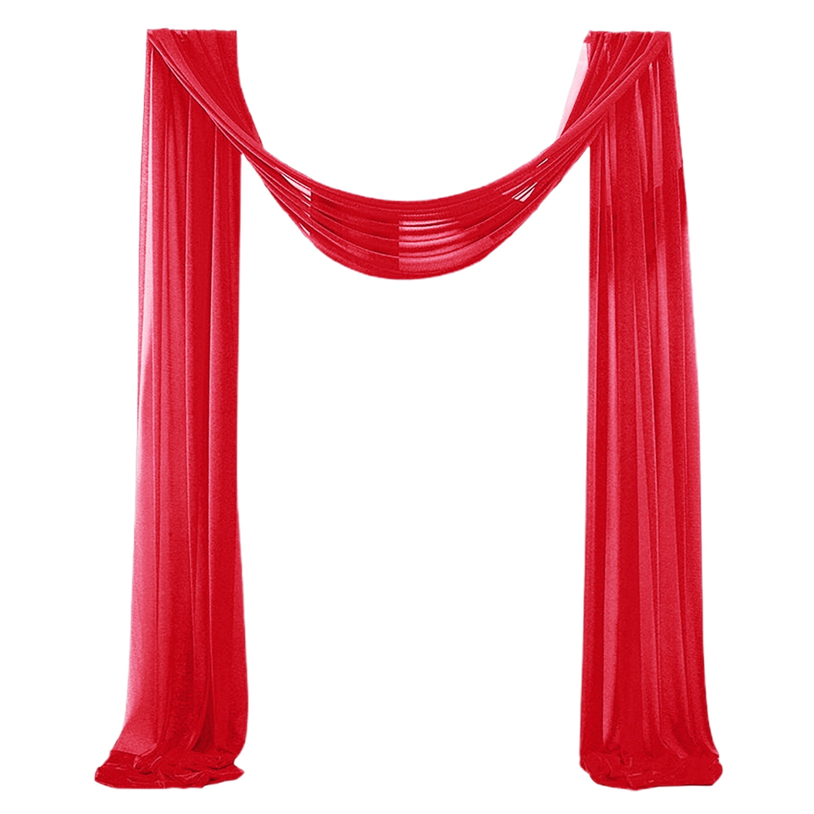 Wedding Arch Drape Chiffon Curtain Drapery Tulle Drapery Draping ...