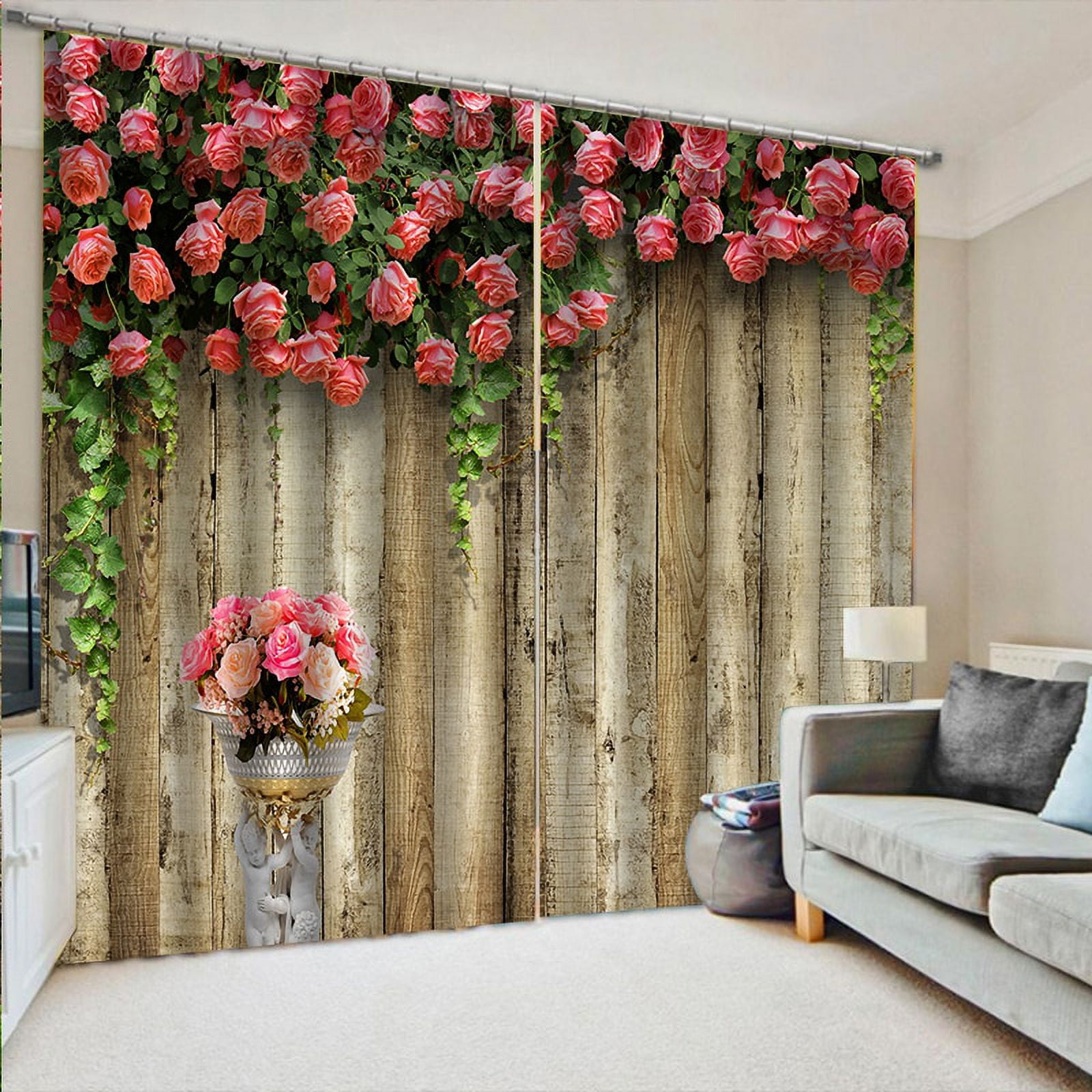 Wedding Arch Drape Fabric Curtain Flower Tree Backdrop Living Home ...
