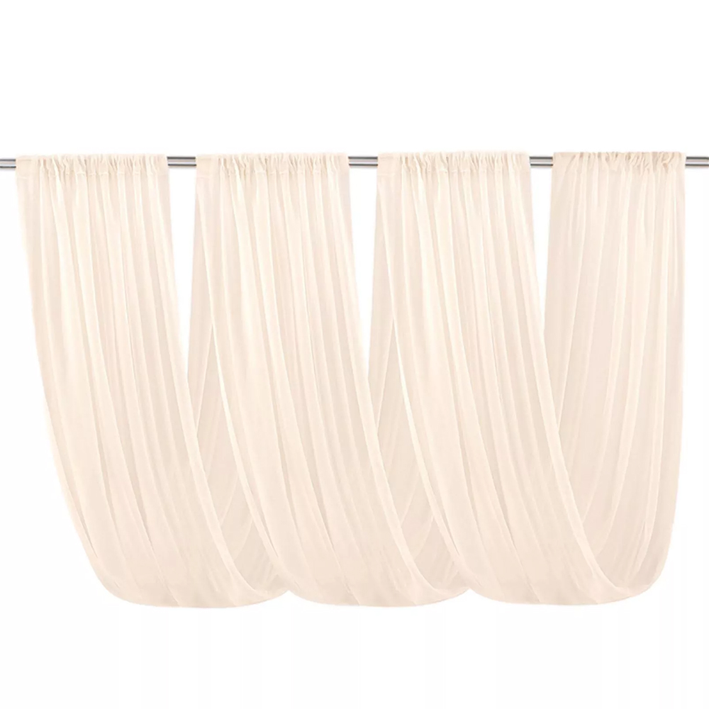 Wedding Arch Drapes Backdrop Curtains Chiffon Draping For Arch Party ...