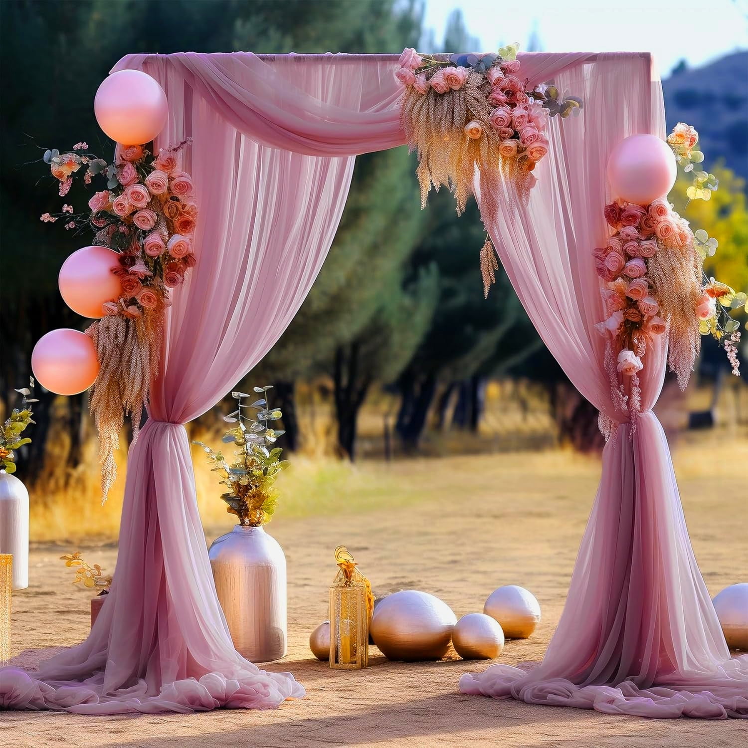 Wedding Arch Draping Fabric for Ceremony Reception Arch Decorations ...