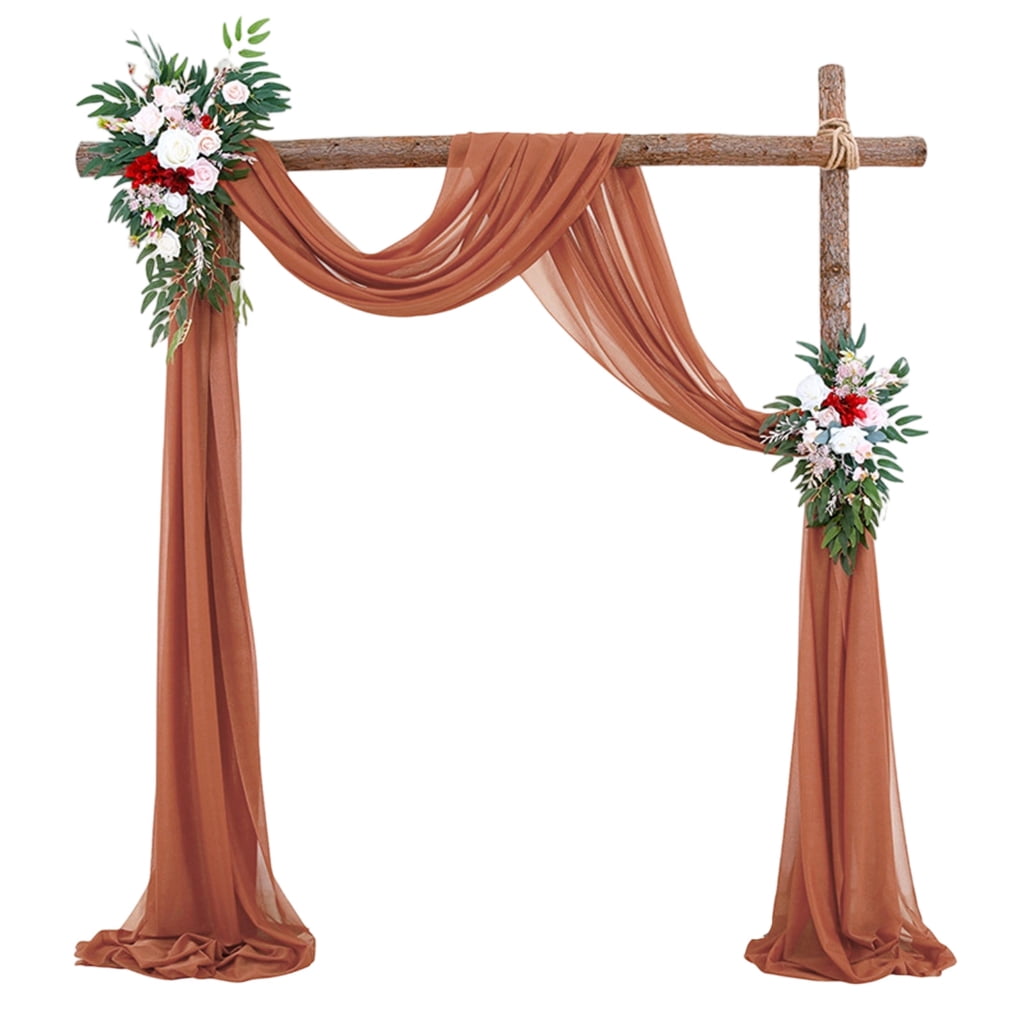 Wedding Arch Fabric Drape Chiffon Arch Drape Sheer Fabric Wedding ...