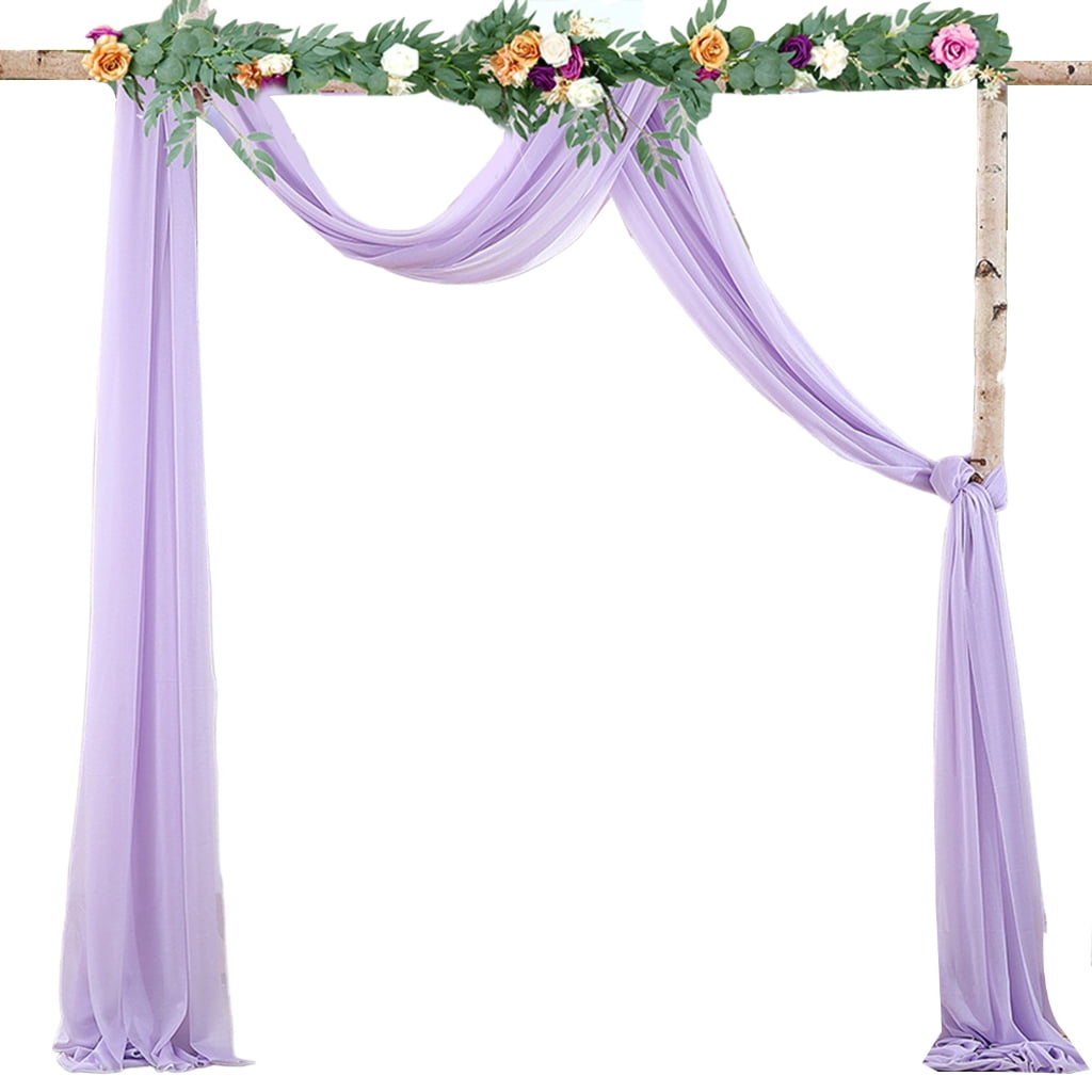 Wedding Arch Fabric Drape Chiffon Arch Drape Sheer Fabric Wedding ...