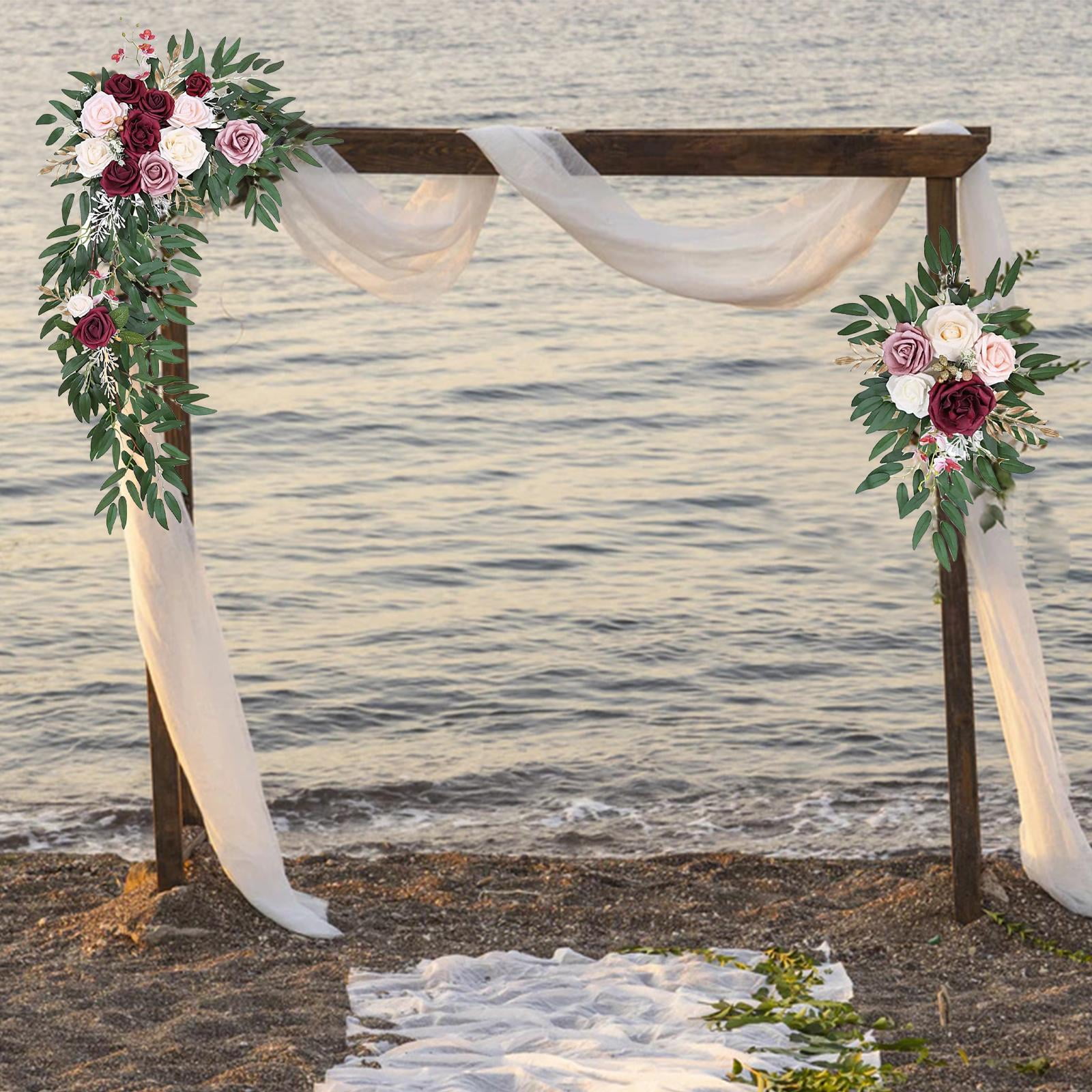 Wedding Arch Flowers Flower Decor Decorative Props Ornaments Garland ...