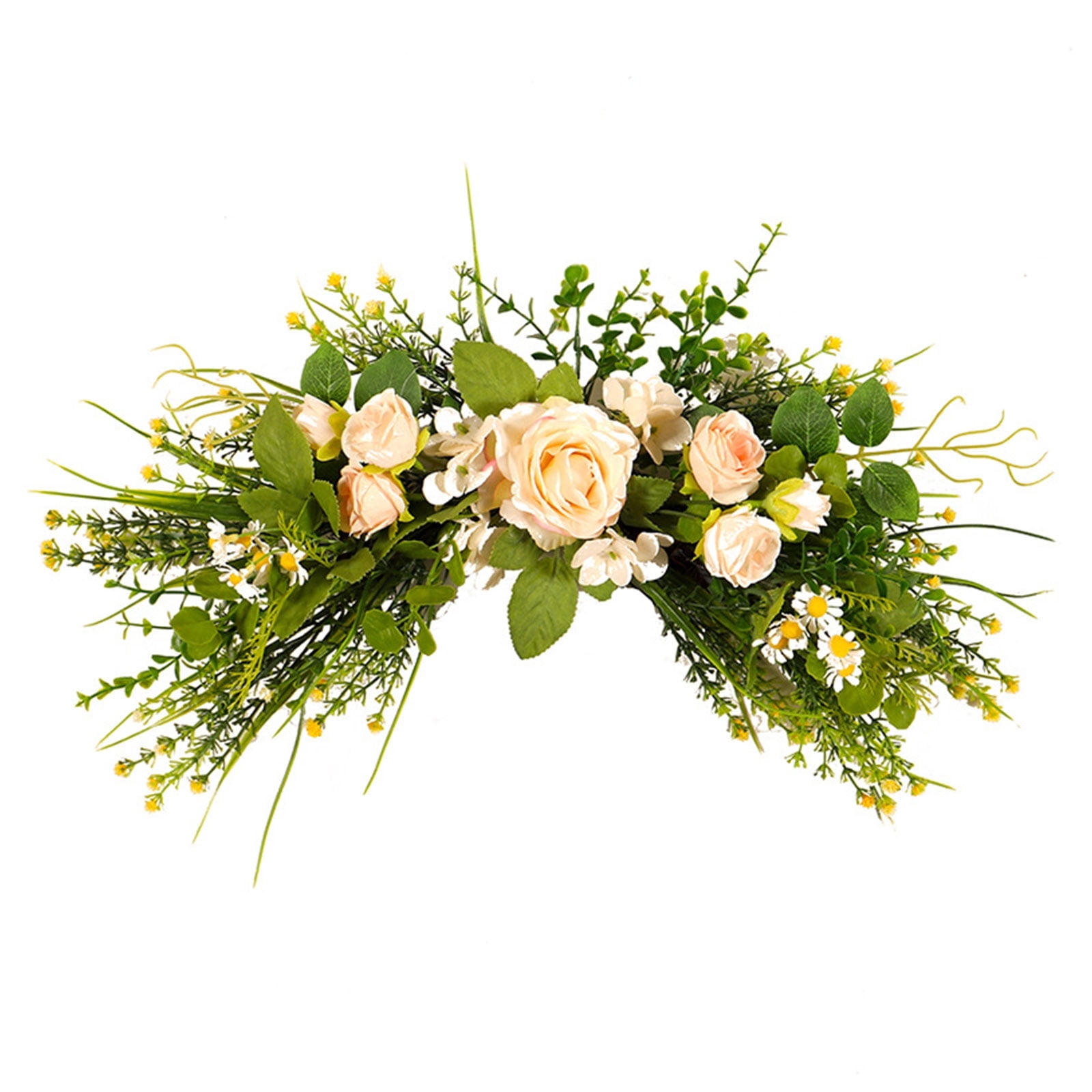 Wedding Arch Flowers, Rose Decorative Floral Swag for Lintel, 17.7Inch ...