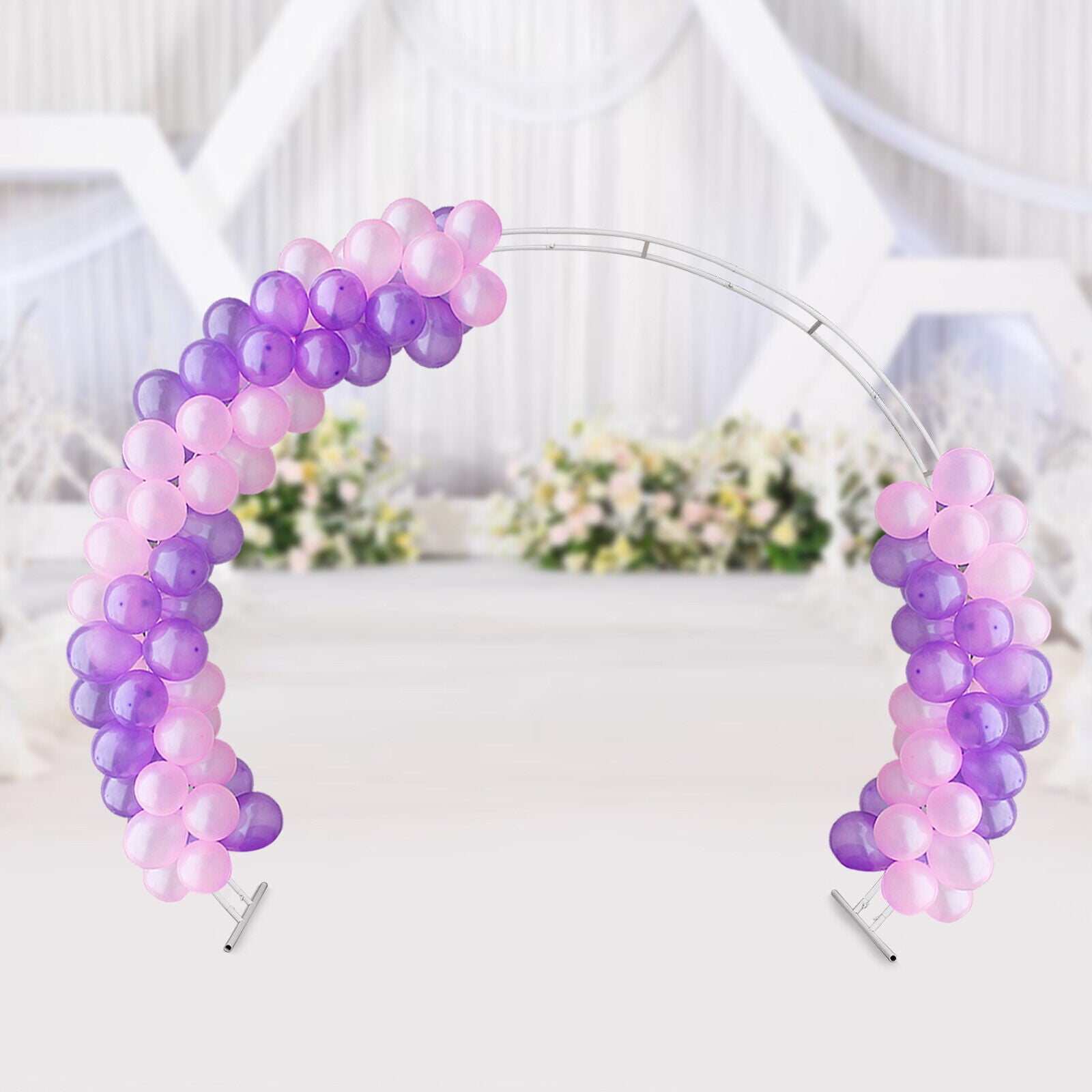 Wedding Arch Frame Flower Backdrop Balloon Floral Stand Bridal Party ...