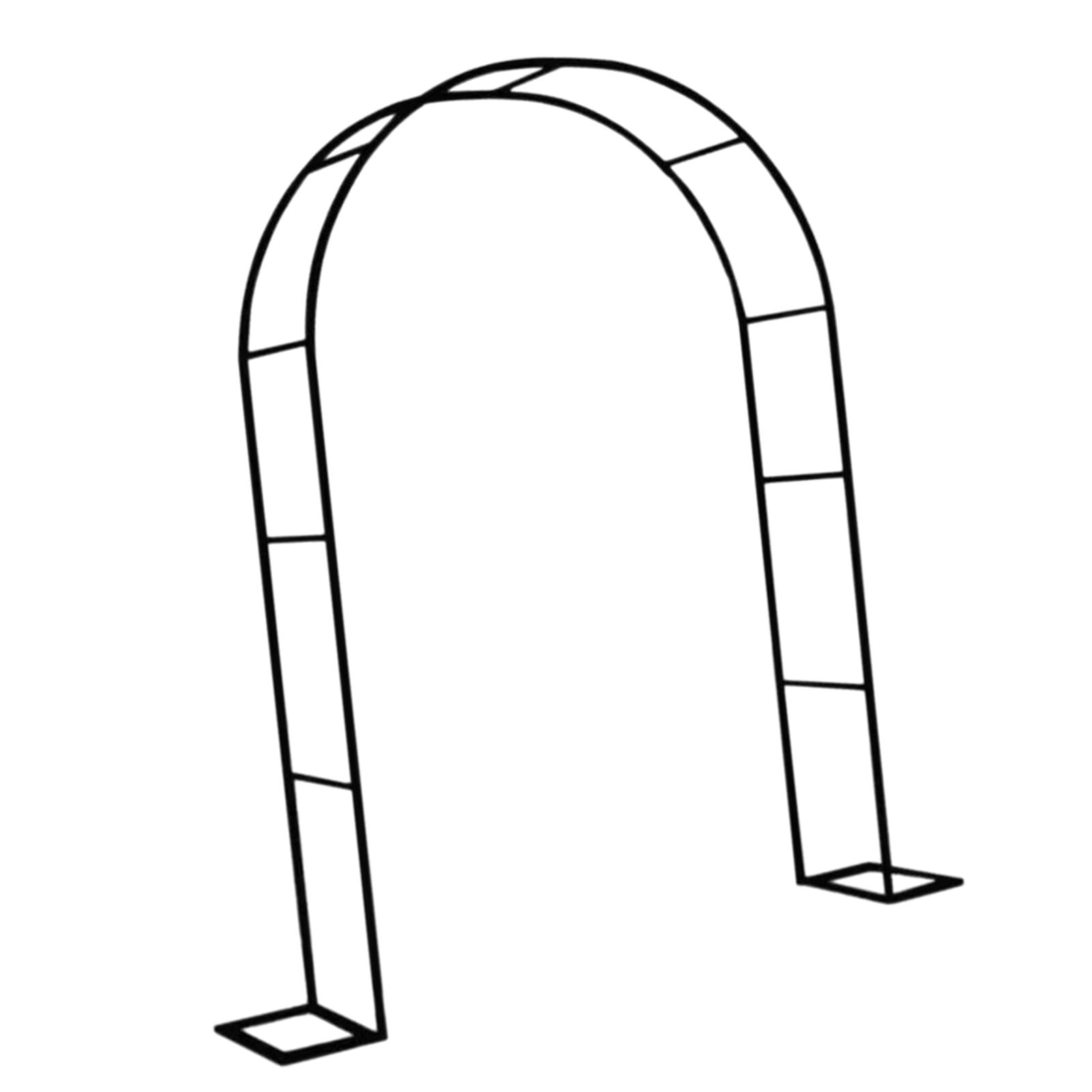 Wedding Arch Garden Arbor Outdoor Tubular Arbor Pergola Heavy Duty ...
