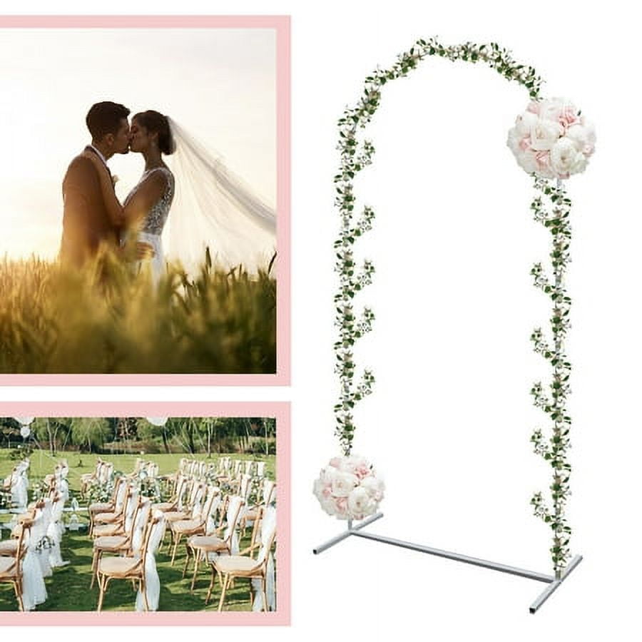 Wedding Arch Metal Garland Stand Arch Rack Flower Balloon Frame Event ...