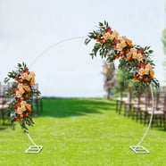 Efavormart 5ft Gold Metal Frame Wedding Arch, Round Rectangular ...