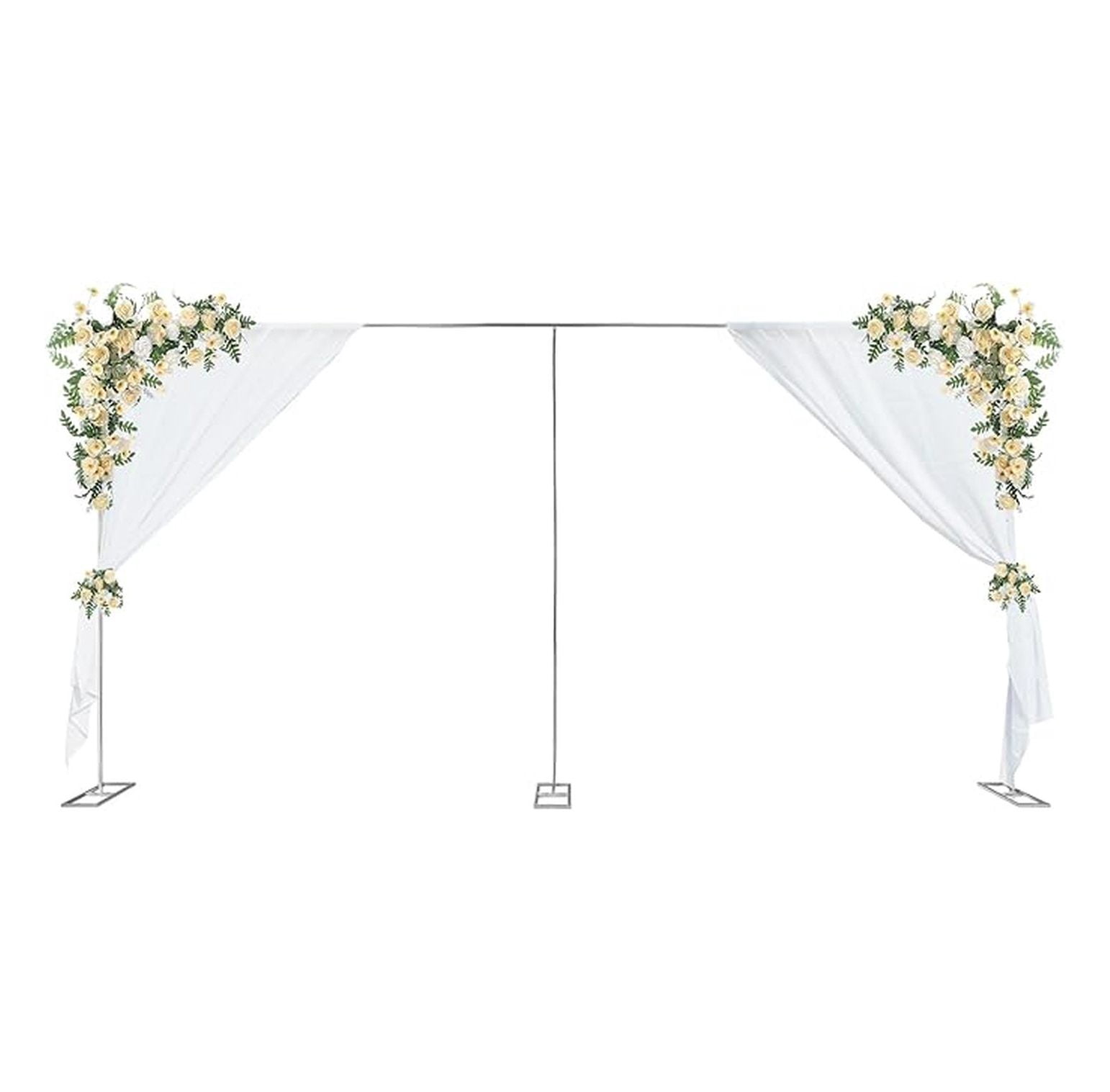 Wedding Arch Stand, 10 * 20 FT Rectangular Backdrop Stand Piping Drape ...