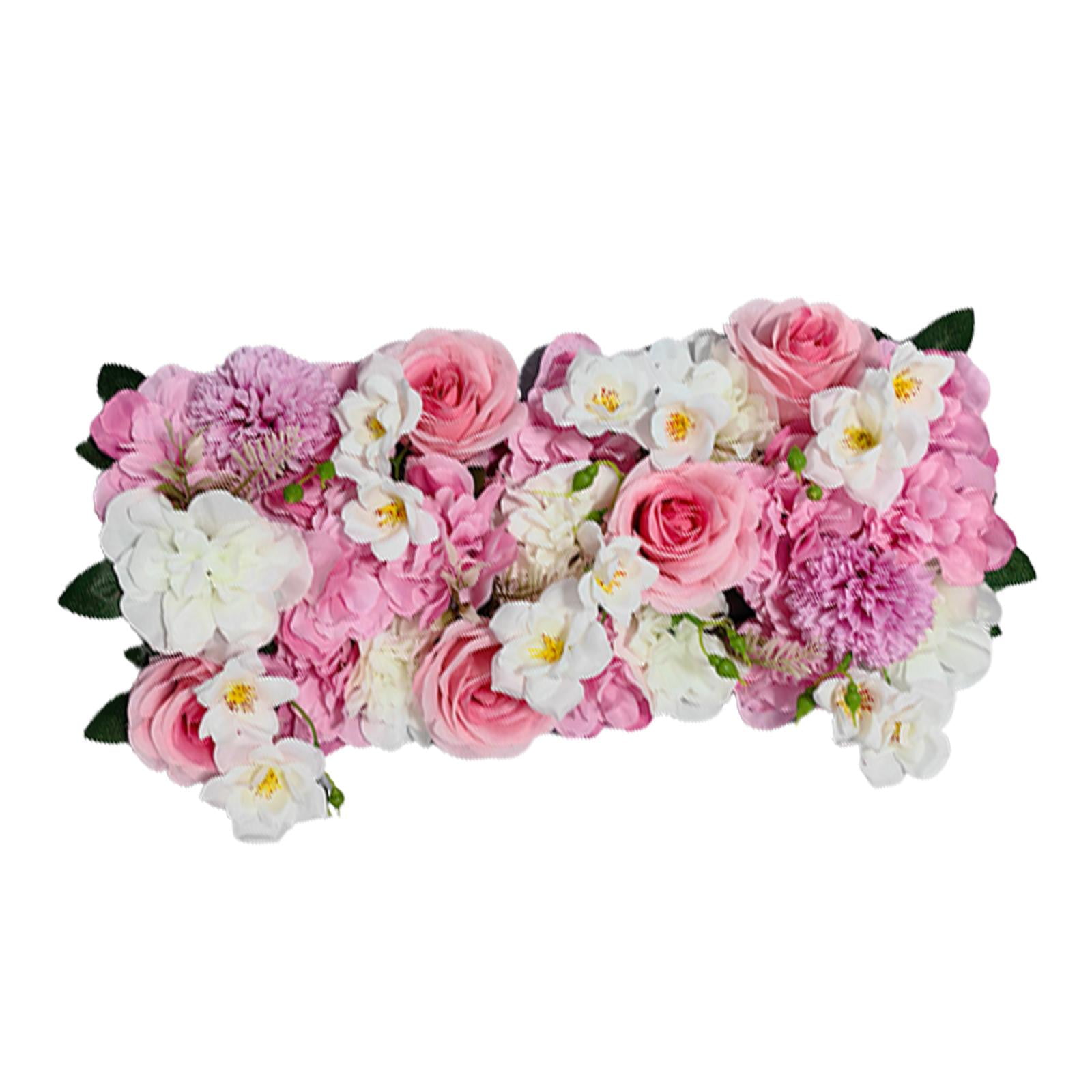 Wedding Arrangement Artificial Rose Flowers Decor Floral Backdrop ...