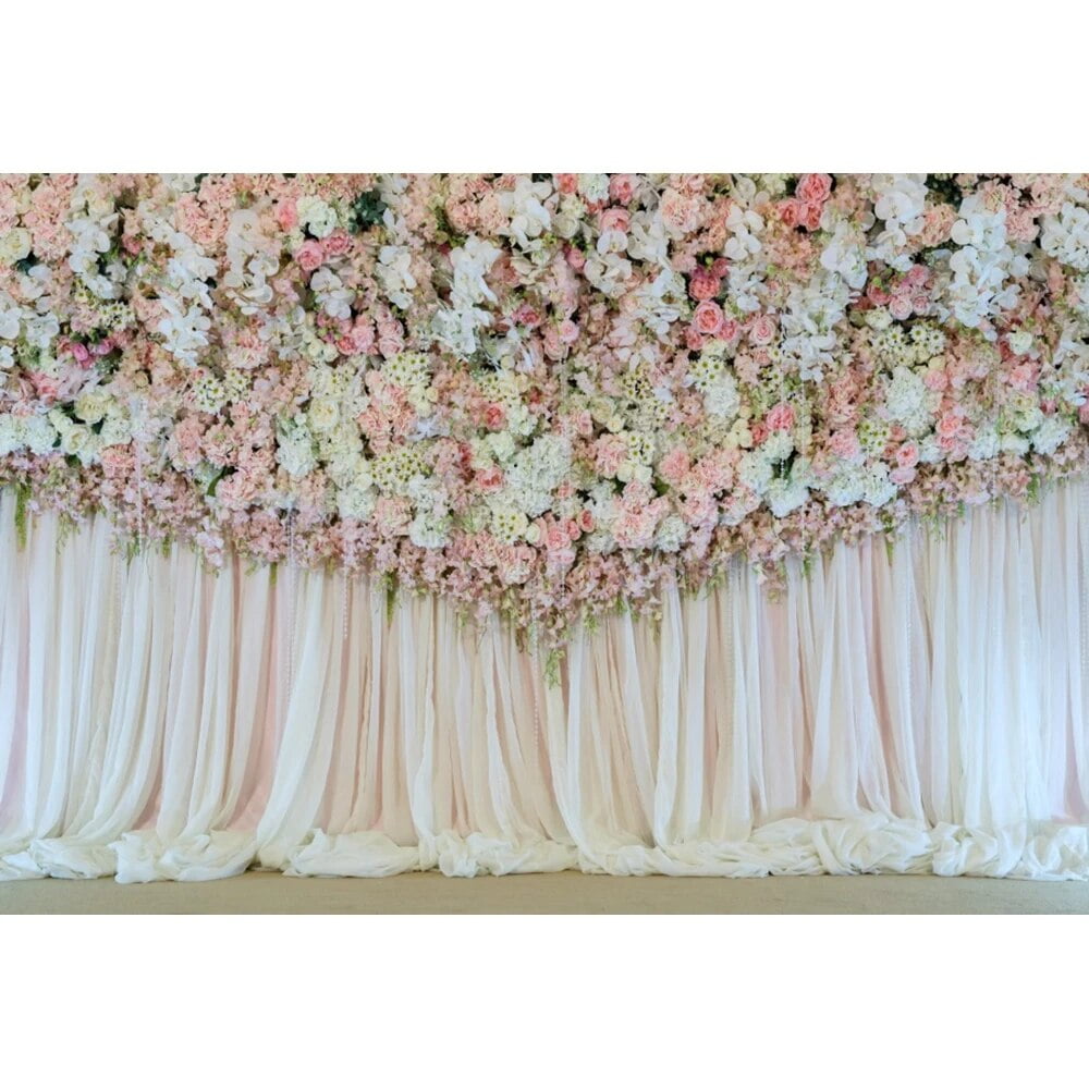 Wedding Backdrop For Ceremony Bridal Shower Floral Flower Wall ...