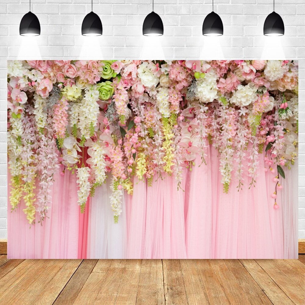 Wedding Backdrop For Ceremony Flower Wall Bridal Shower Mr & Mrs ...