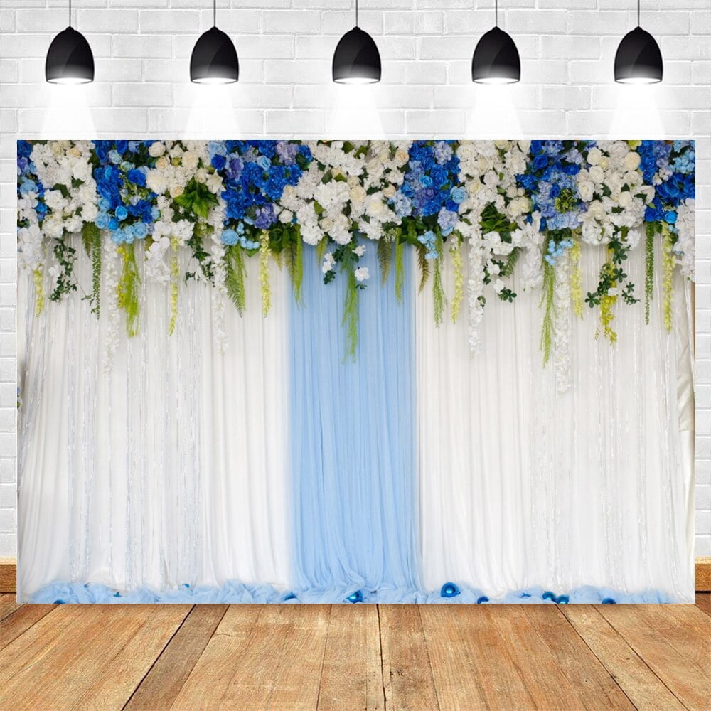 Wedding Backdrop For Ceremony Flower Wall Bridal Shower Mr & Mrs ...