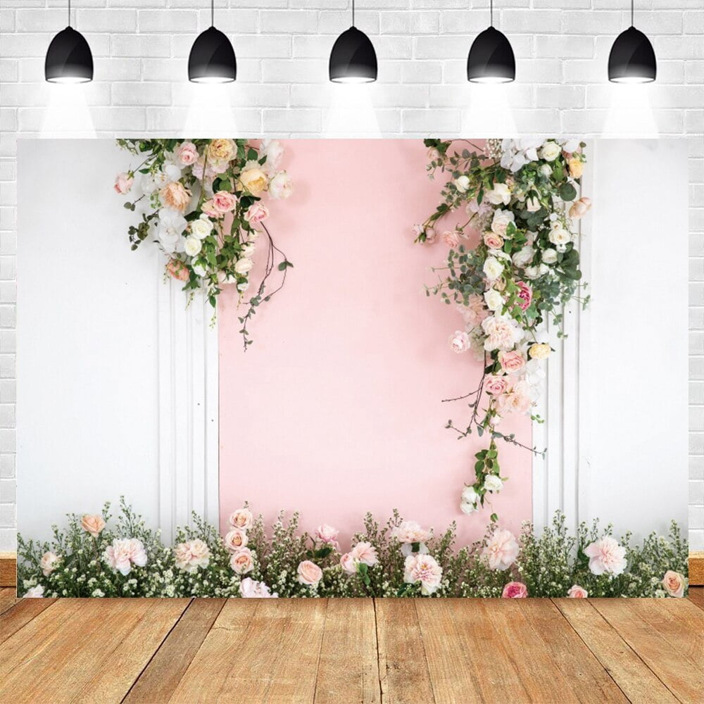Wedding Backdrop For Ceremony Flower Wall Bridal Shower Mr & Mrs ...