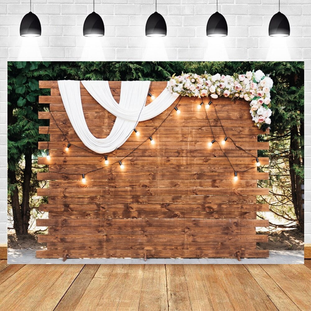 Wedding Backdrop For Ceremony Flower Wall Bridal Shower Mr & Mrs ...