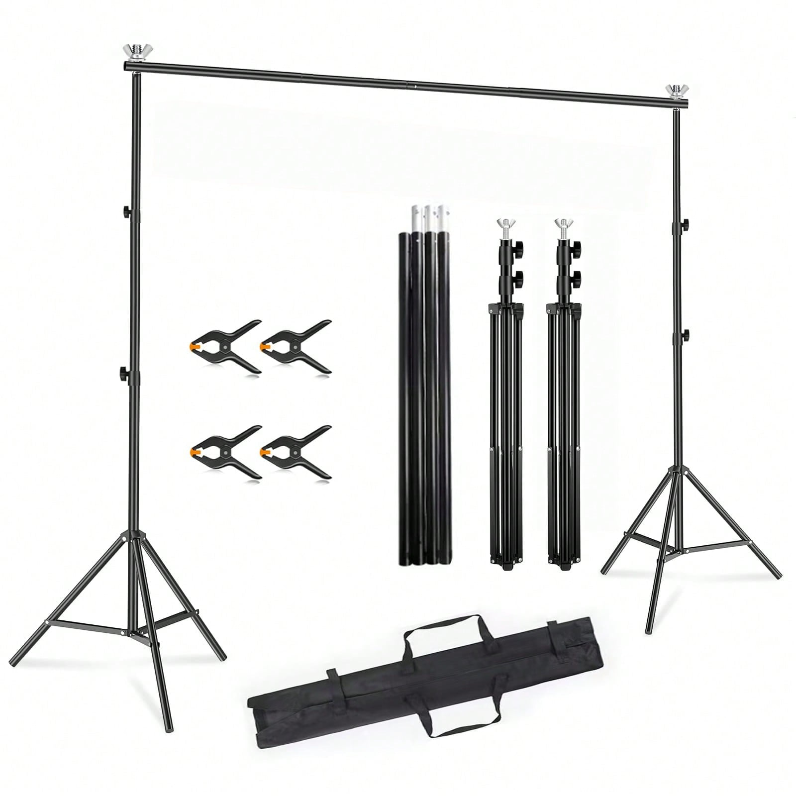 Wedding Backdrop Stand 10x7ft(WxH) Photo Studio Adjustable Metal ...