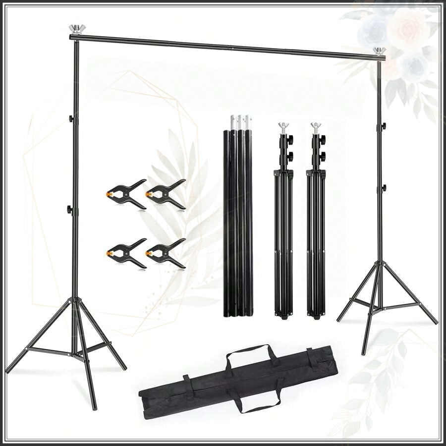 Wedding Backdrop Stand 10x7ft(WxH) Photo Studio Adjustable Metal ...