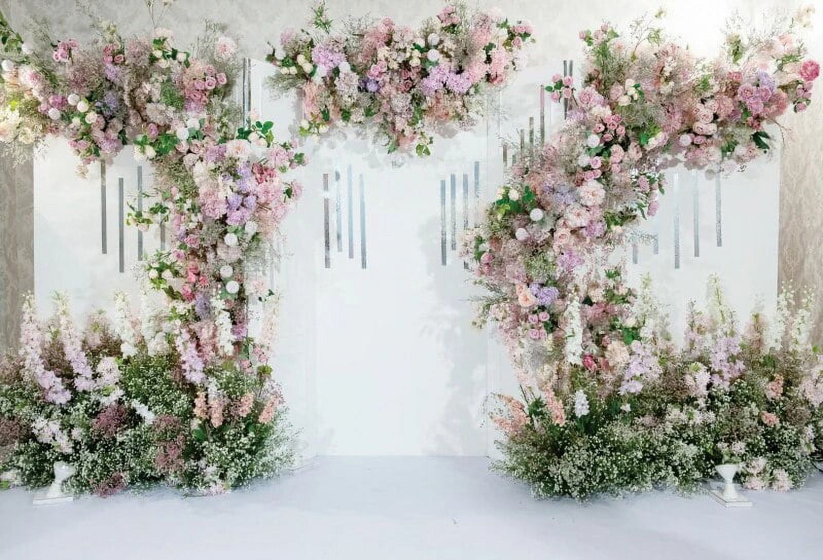 Wedding Backdrop for Cradle Ceremony Proposal Flowers Interior Bridal ...