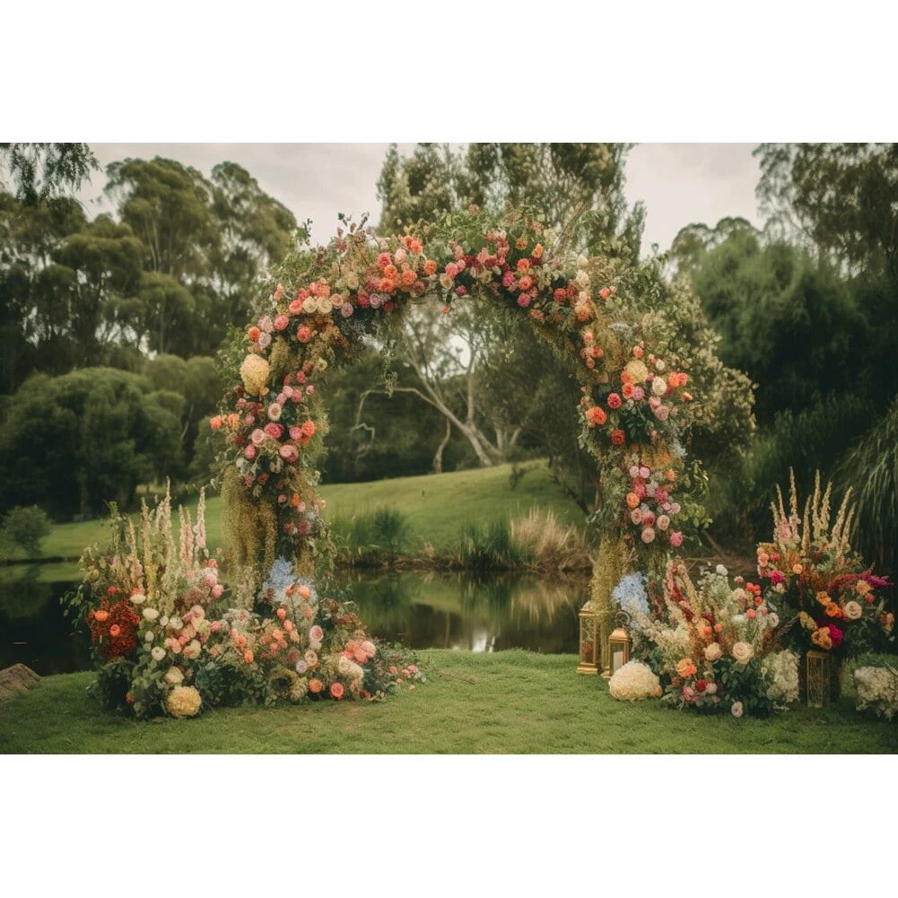 Wedding Banquet Flower Background Vintage Castle Bohemian Adult Flower ...