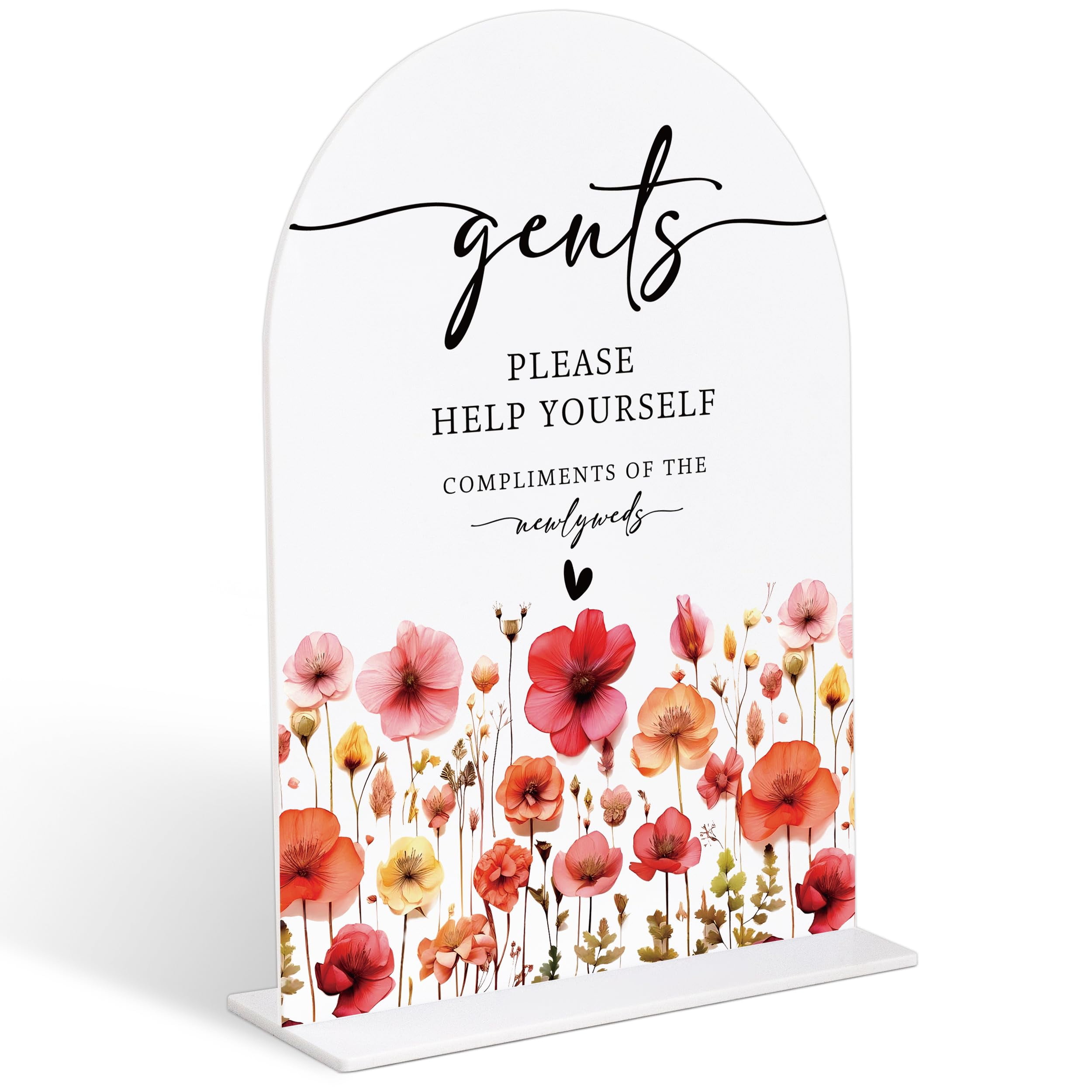 Wedding Bathroom GentsEGSC Sign, Acrylic Wedding Signs for Ceremony ...