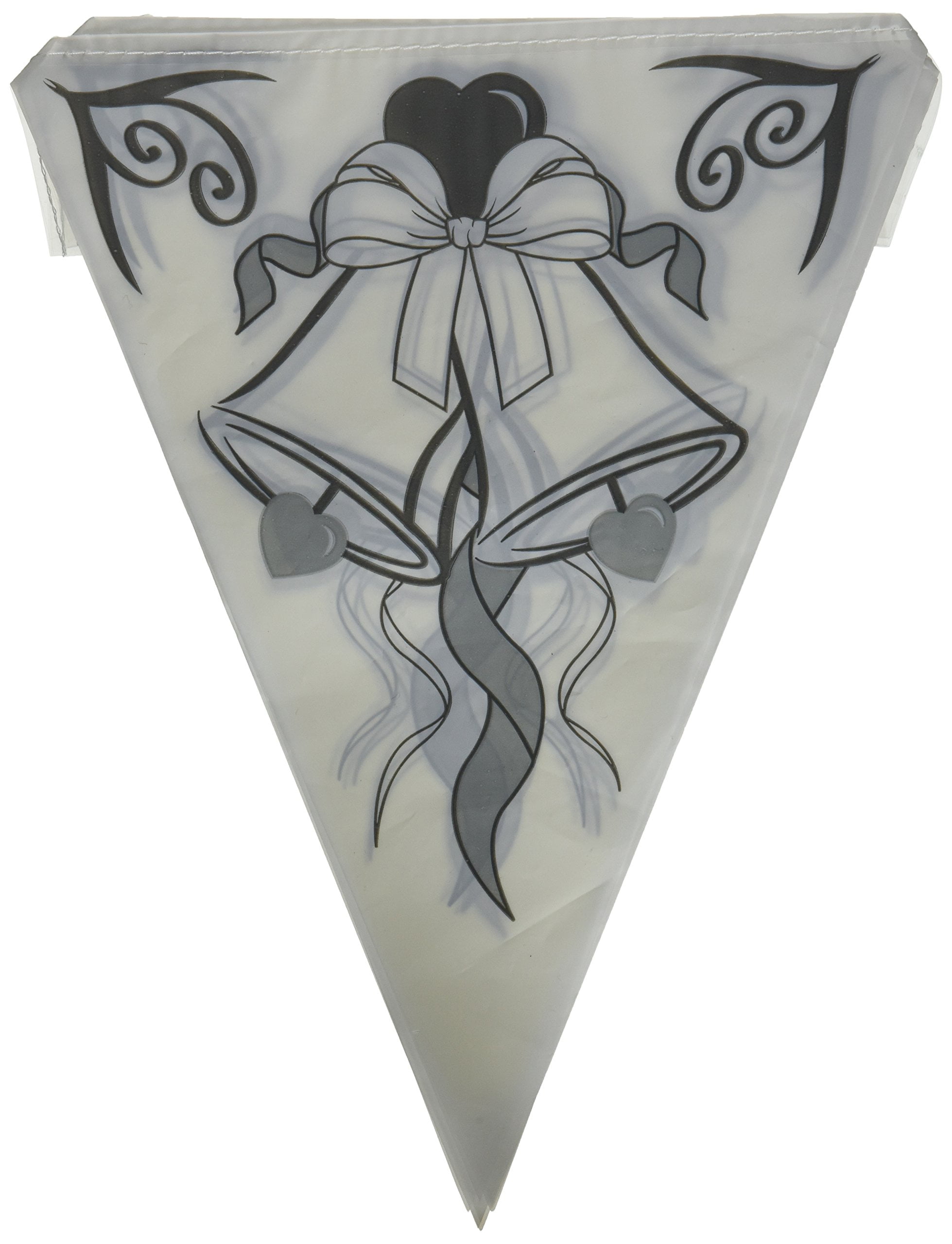 Wedding Bells Pennant Banner Party Accessory (1 count) (1/Pkg ...