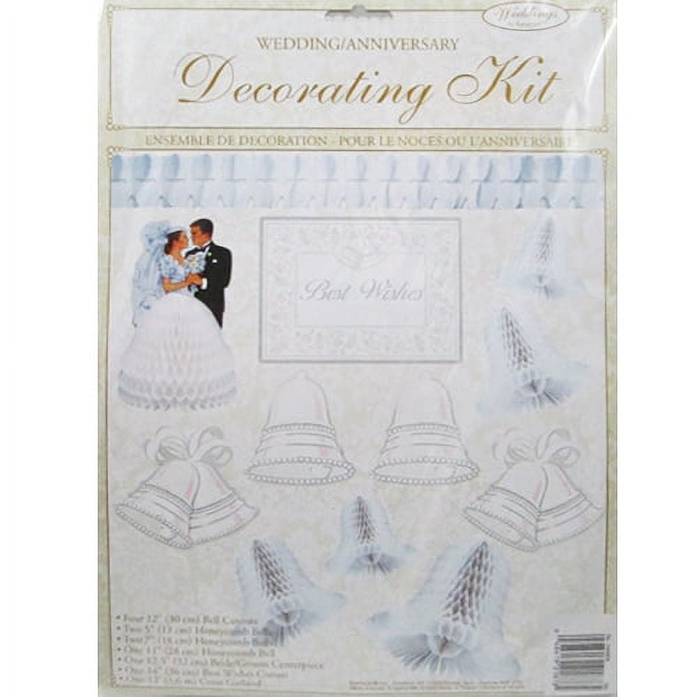 Wedding 'Best Wishes' Decorating Kit (12pc) - Walmart.com