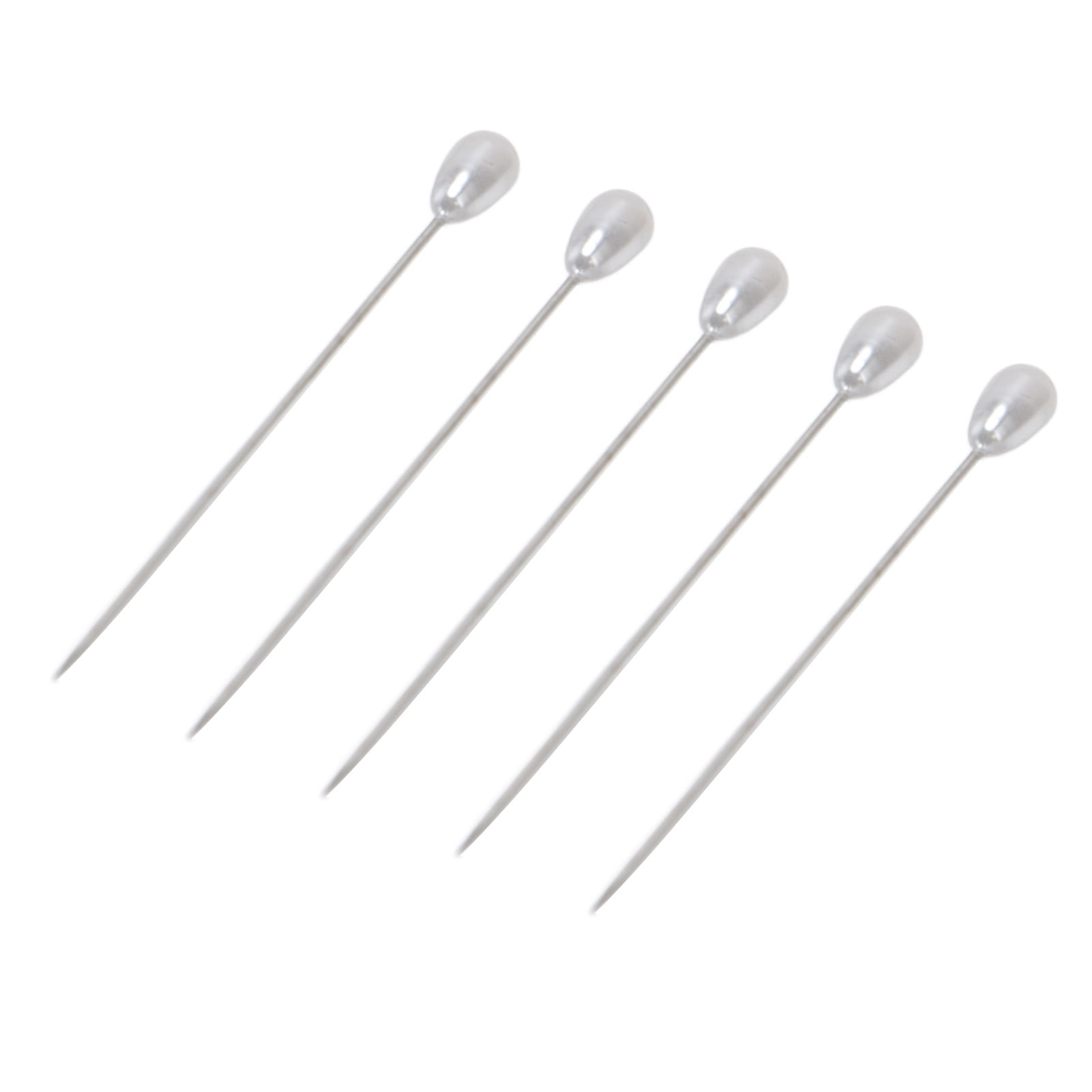 Wedding Florist Bouquet Pins, 200pcs Teardrop Pearl Head Pins, Steel ...