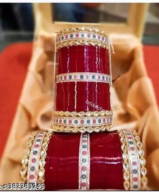 Wedding Bridal Chooda/Indian Bridal Bangles/Dulhan Chuda /Traditional ...