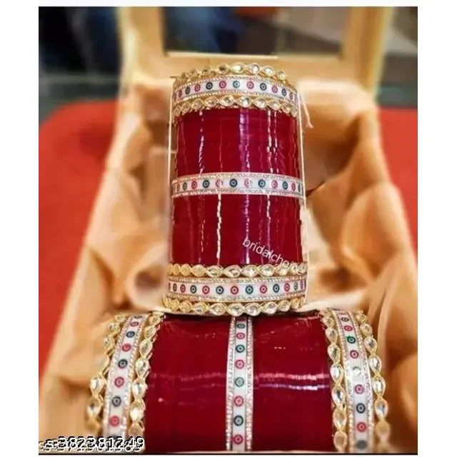 Wedding Bridal Chooda/Indian Bridal Bangles/Dulhan Chuda /Traditional ...