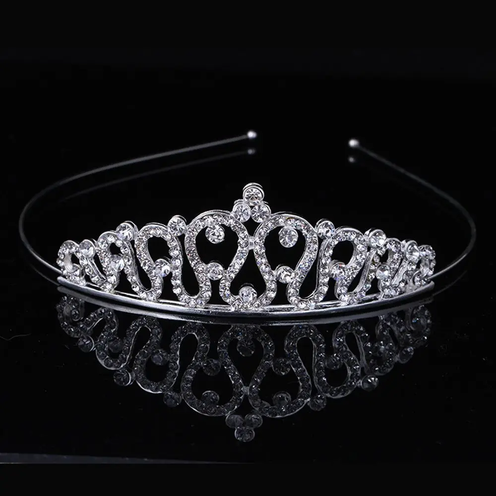 Wedding Bridal Rhinestone Crown Children Crystal Crowns Tiaras Girls ...