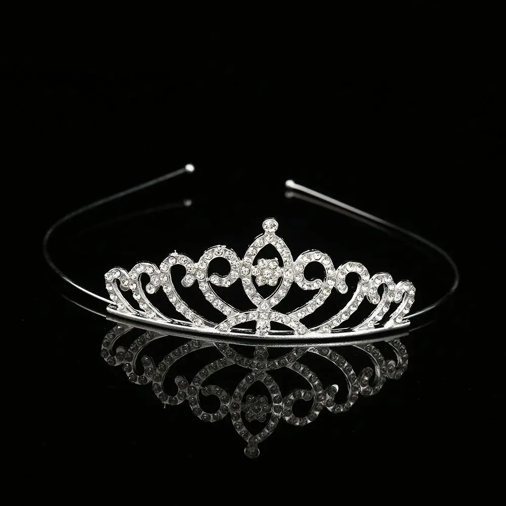 Wedding Bridal Rhinestone Crown Children Crystal Crowns Tiaras Girls ...