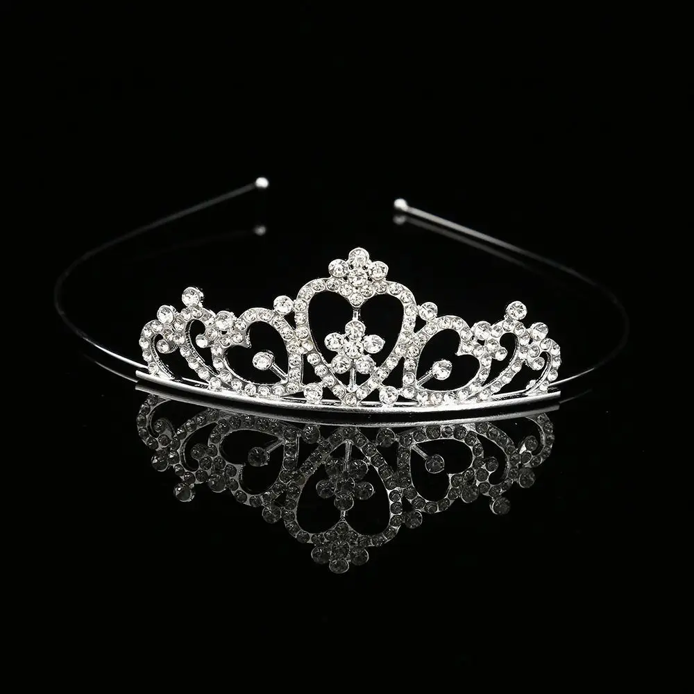 Wedding Bridal Rhinestone Crown Children Crystal Crowns Tiaras Girls ...