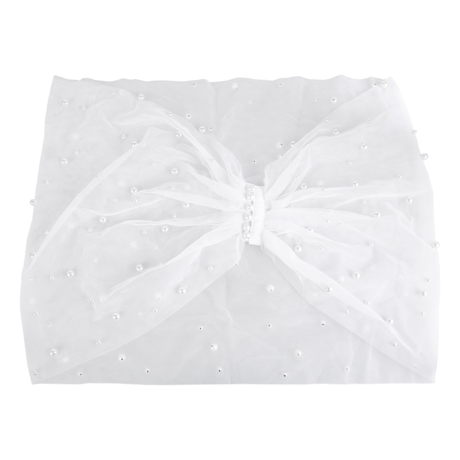 Wedding Bridal Shoulder Wrap Sheer Shawl with Pearl Beads Shoulder Wrap ...