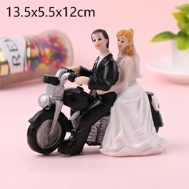 Wedding Bride and Groom Figurines Cake Toppers Resin Doll Ornaments ...