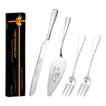 Wedding Cake Knife and Server Set, Stainless Steel Cake Cutting Set for ...