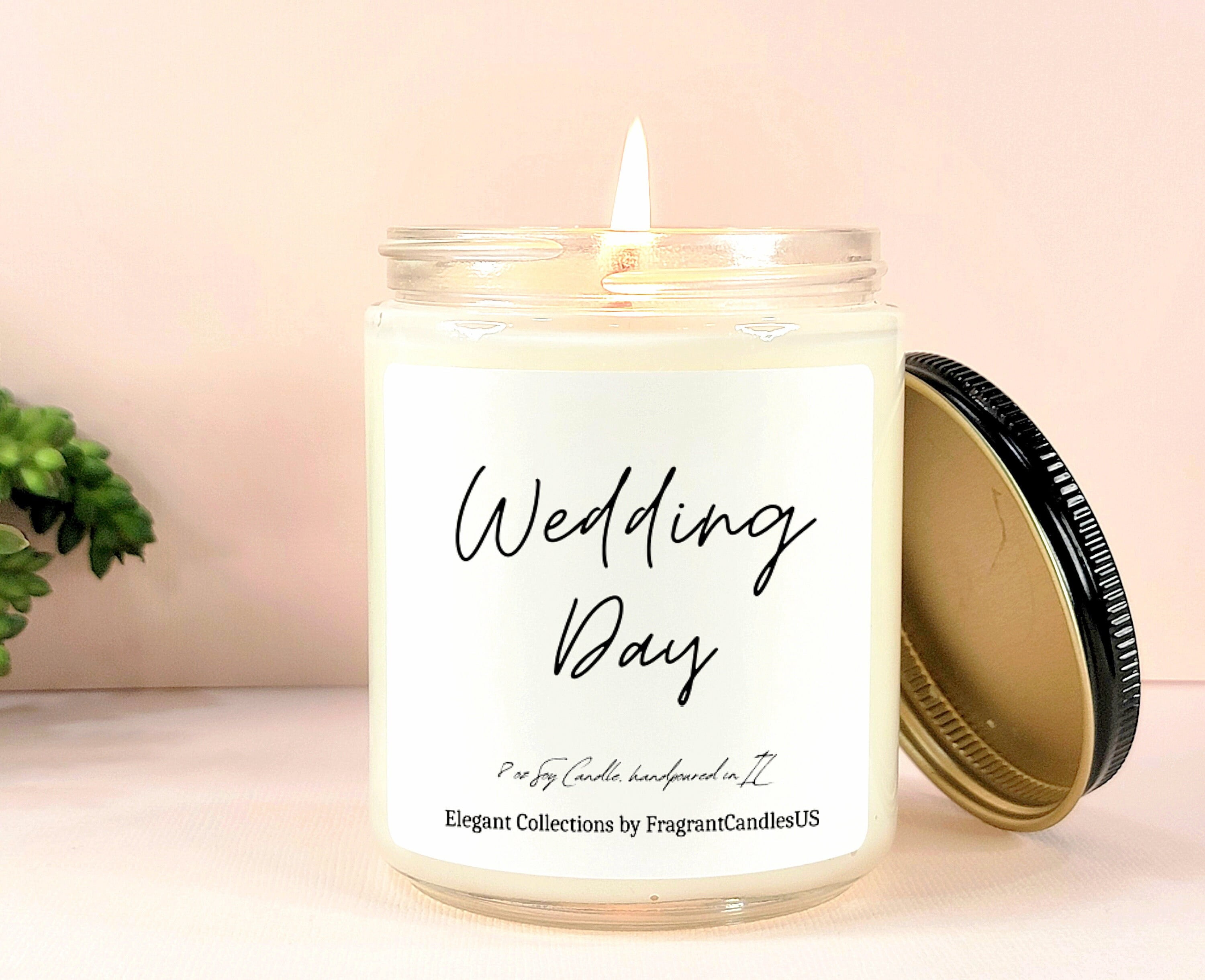 Wedding Candle, wedding candles, bridal candle, Congratulations Gift ...