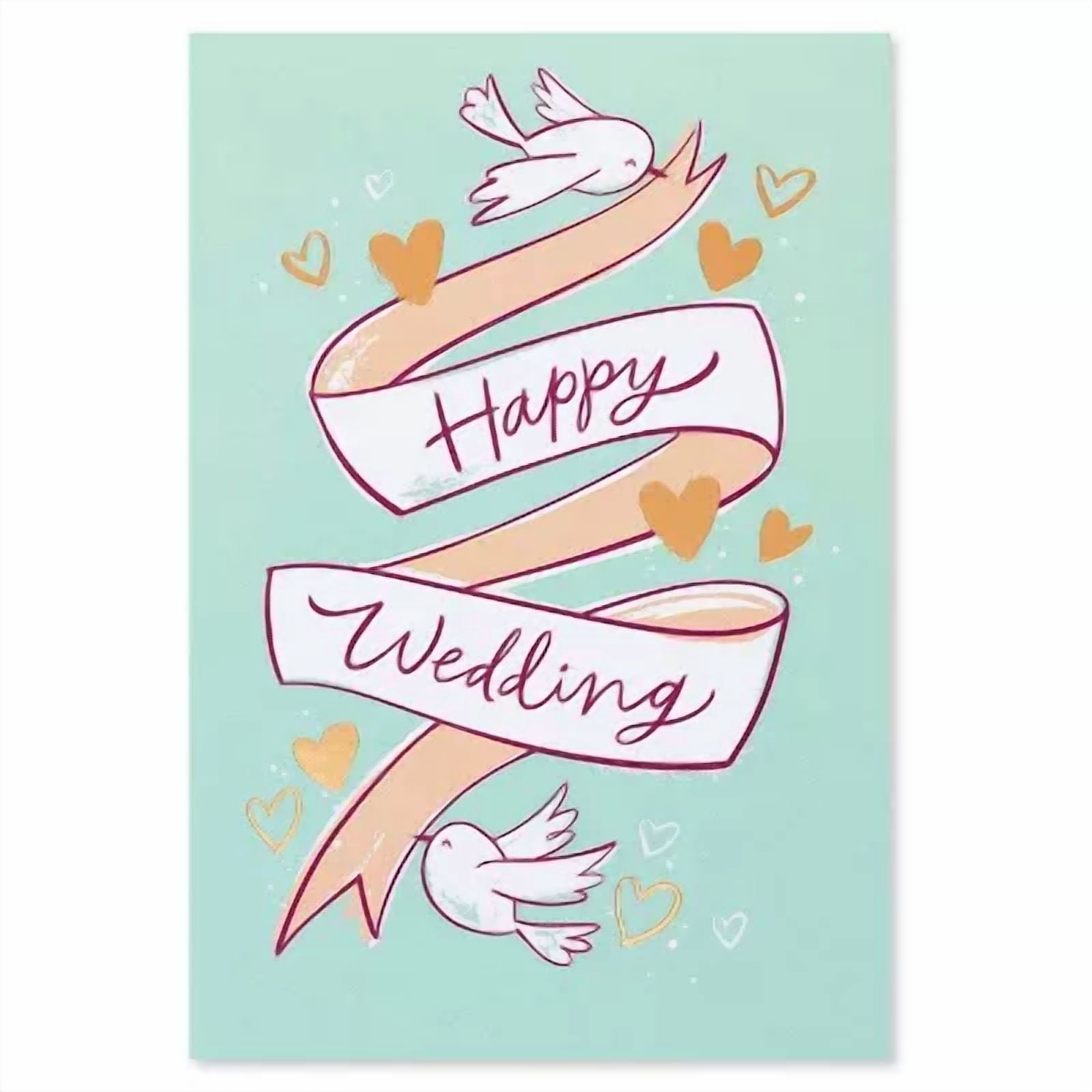 Wedding Card Banner with Doves - Walmart.com