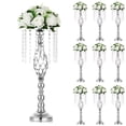 Free Shipping! Wedding Centerpiece for Tables 22" Tall Silver Metal ...