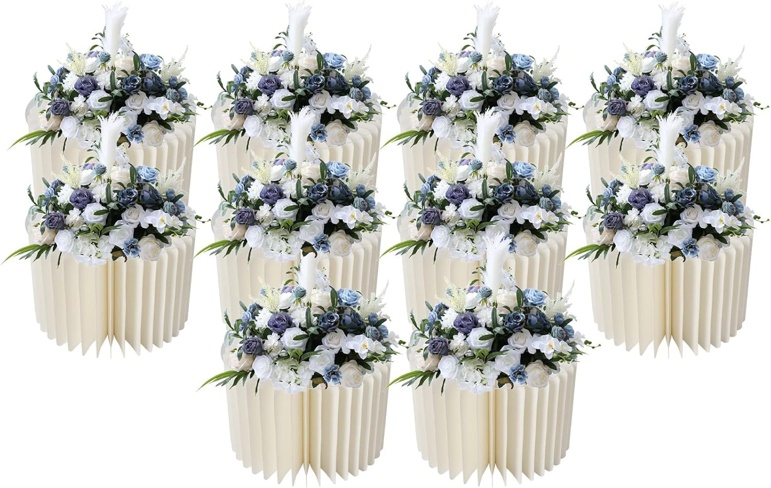 Wedding Centerpieces Cardboard Vases Foldable Cardboard Centerpiece ...